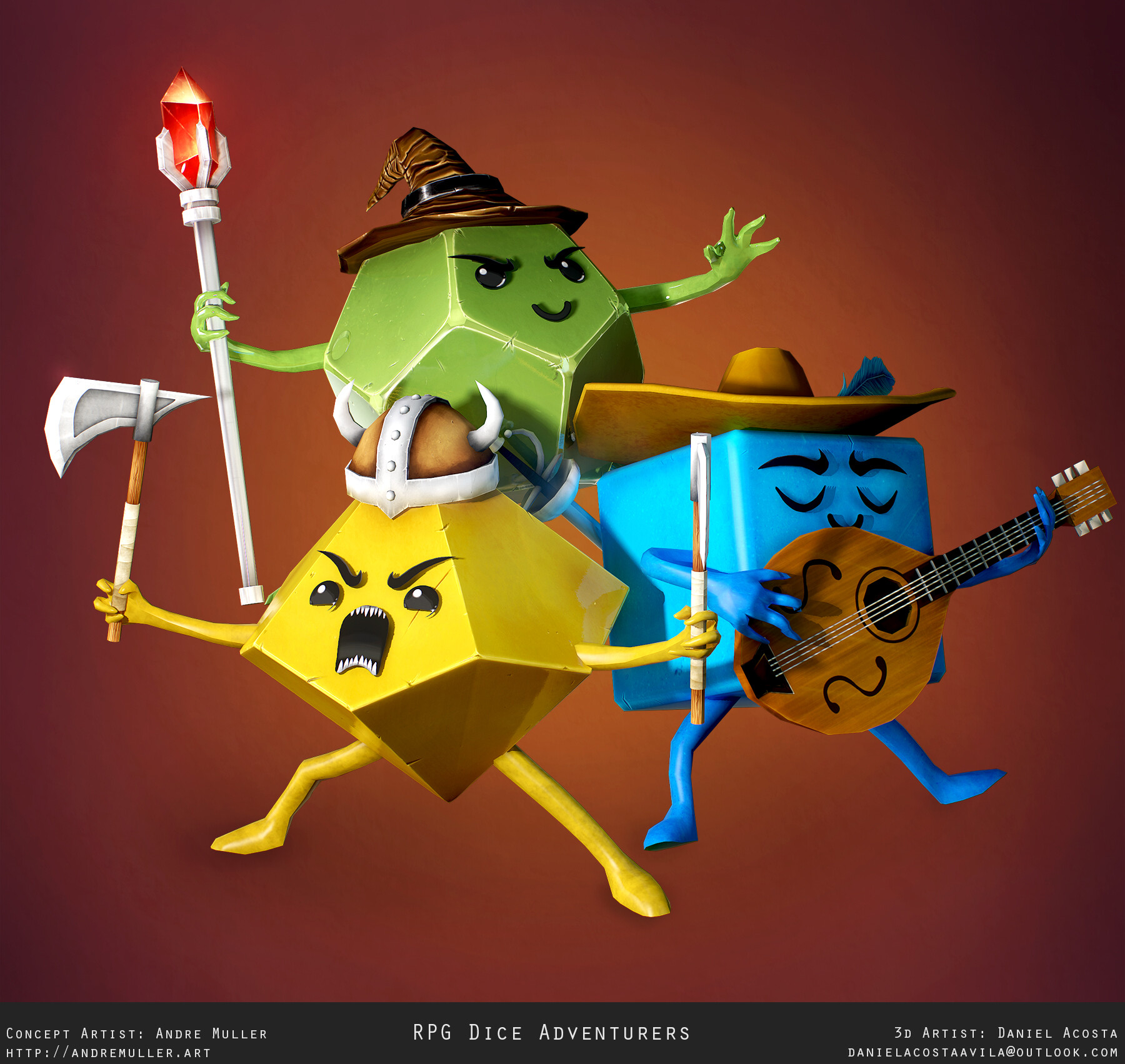 ArtStation - Dice Adventurers!