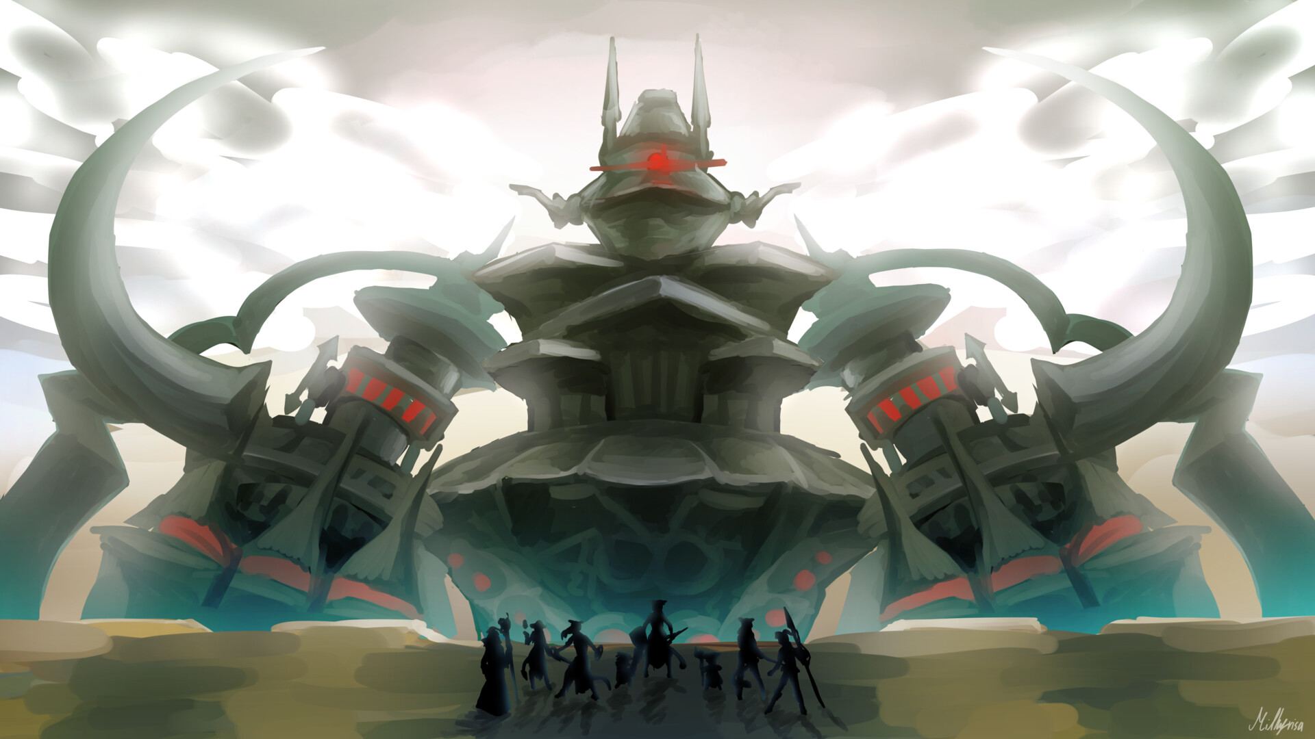 ArtStation - FFXIV Alexander Concept Fanarts