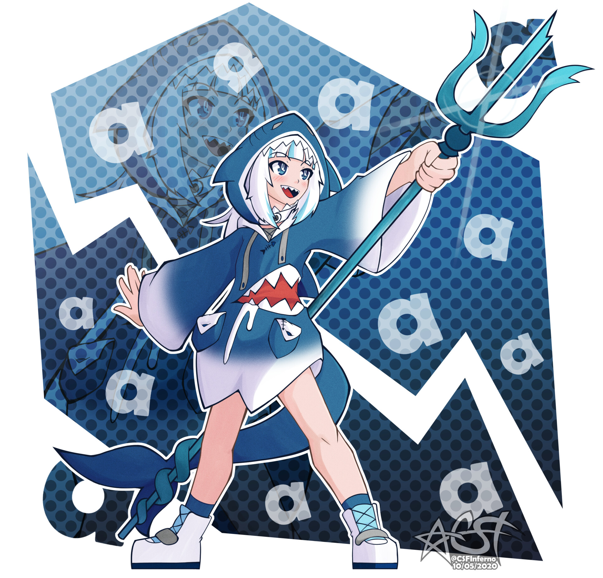 ArtStation - Vtuber: Gawr Gura