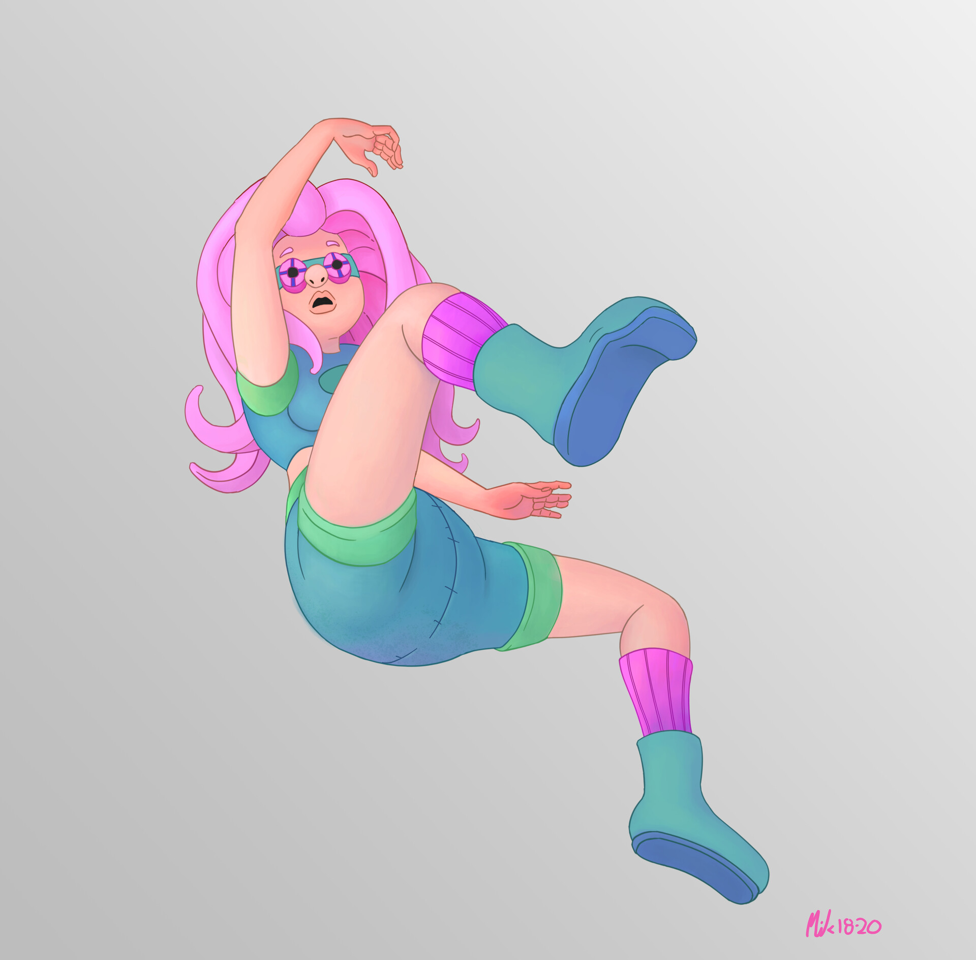 ArtStation - Sucrette en chute libre