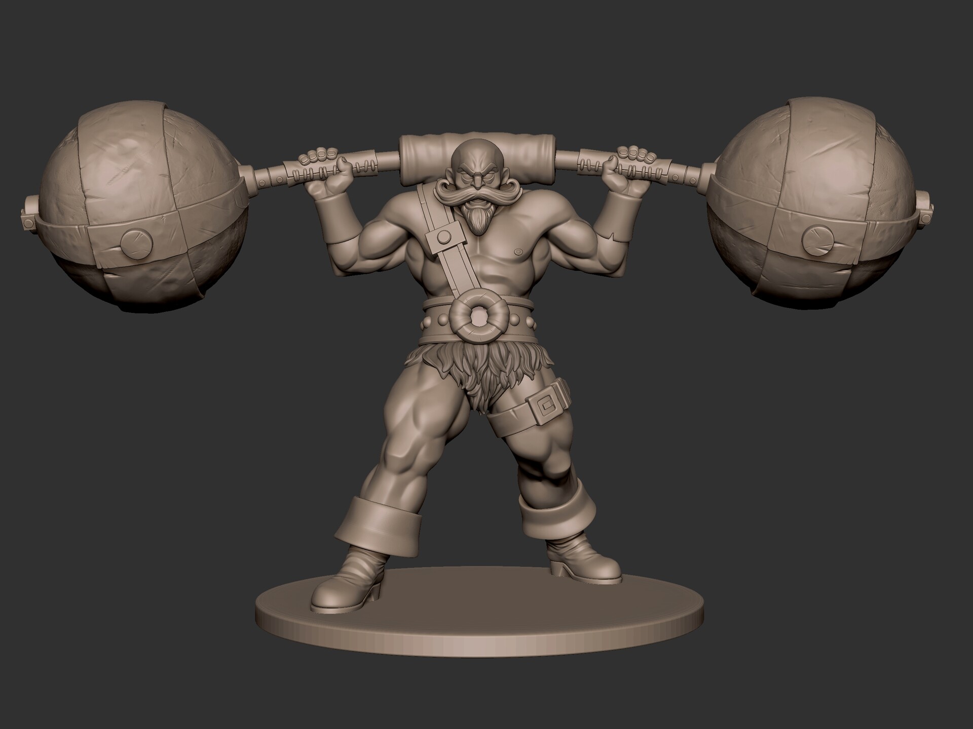 Antonio Jose Gonzalez - Strongman STL miniatures