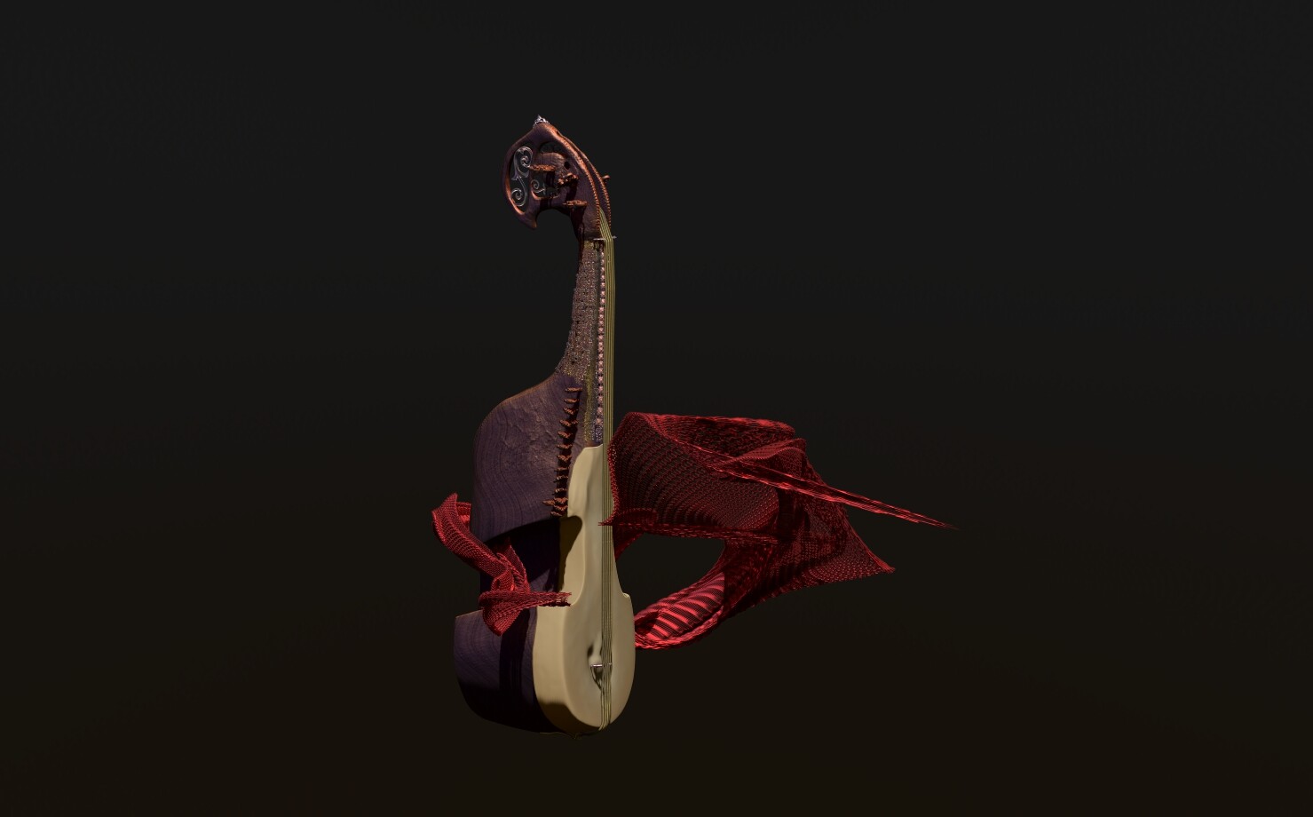 ArtStation - Rubab ( Afghan Musical Instrument)