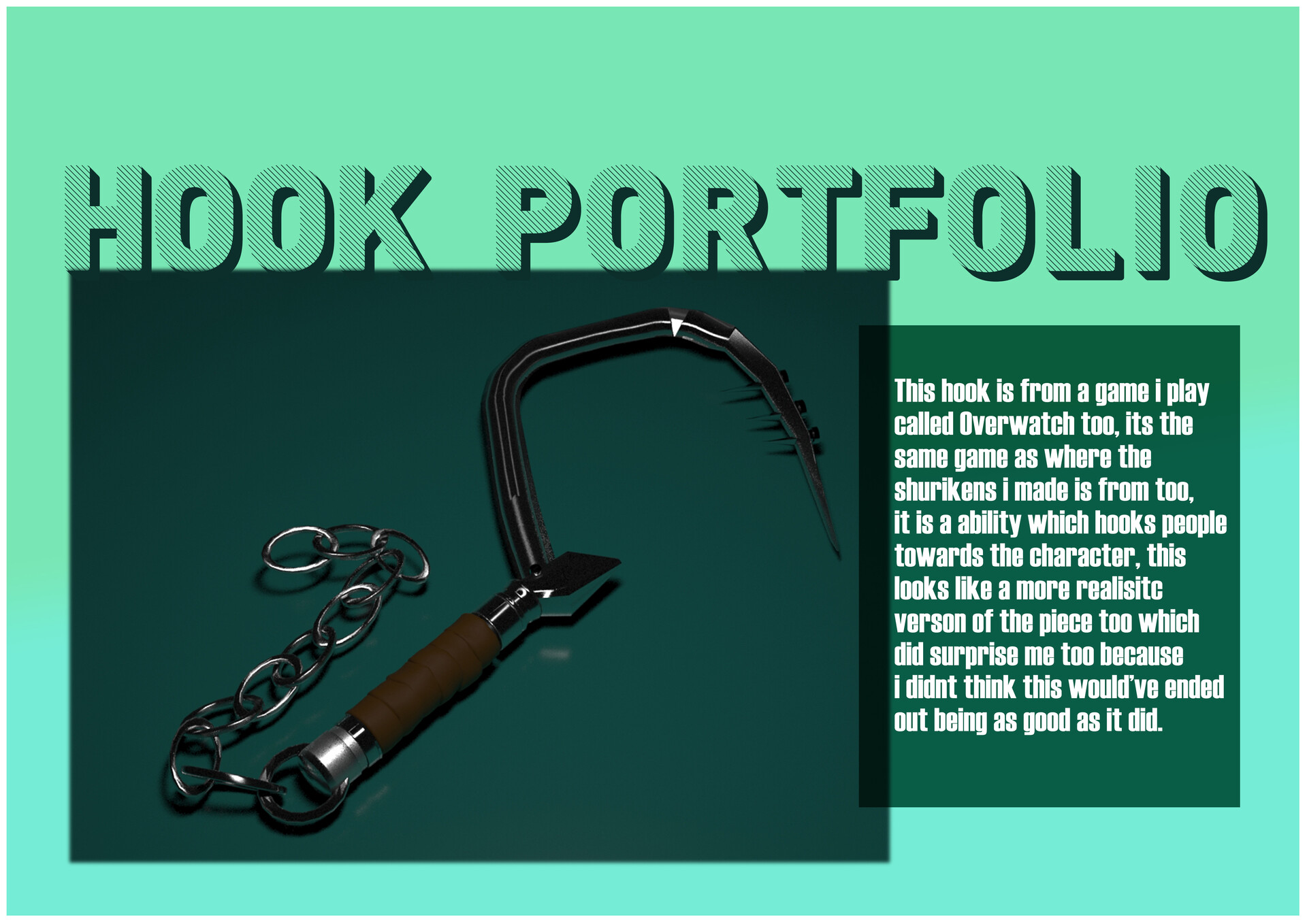 ArtStation - Roadhog Hook 3D model Design Portfolio