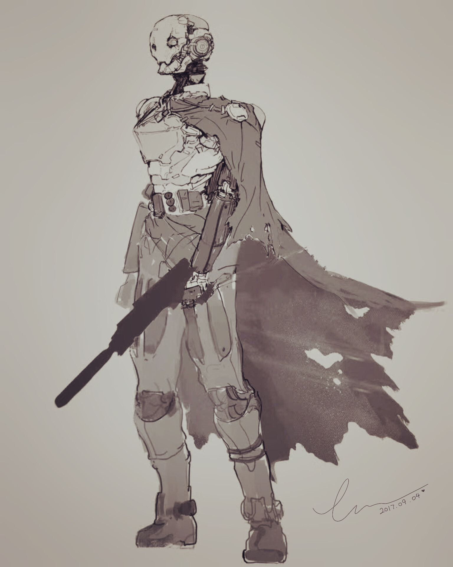 ArtStation - Character Design - Robot Scene