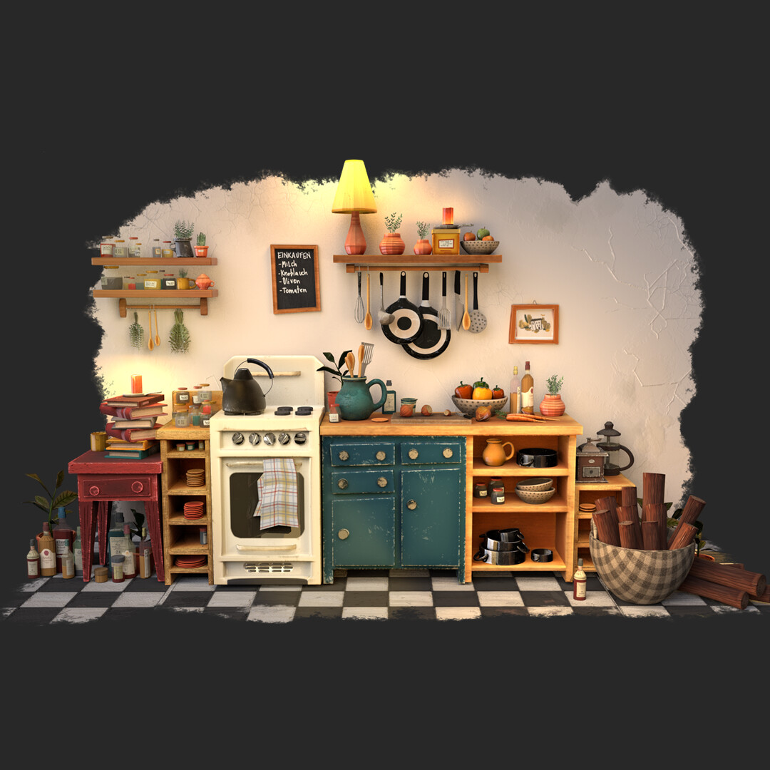 ArtStation - Kitchen - Environment