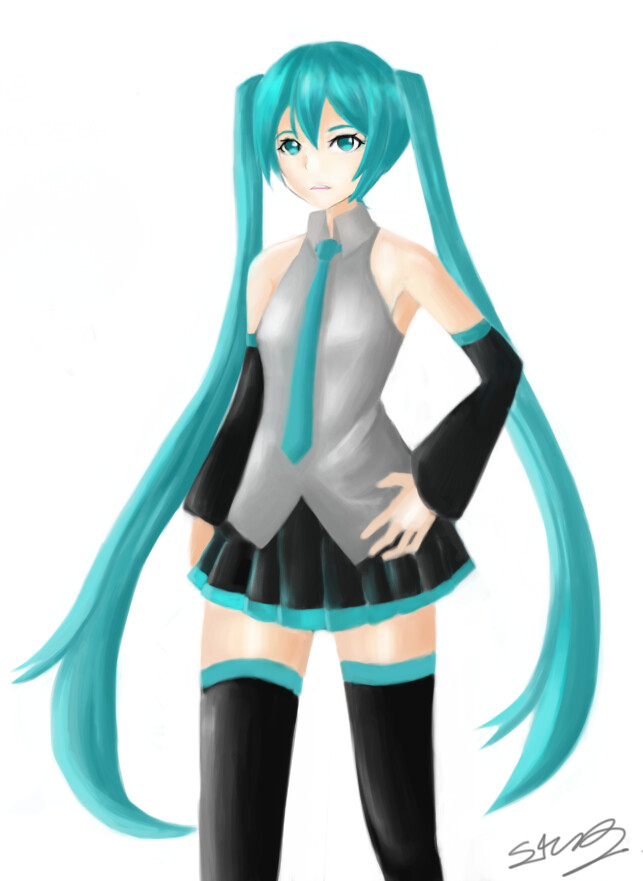 ArtStation - Hatsune Miku - Fanart