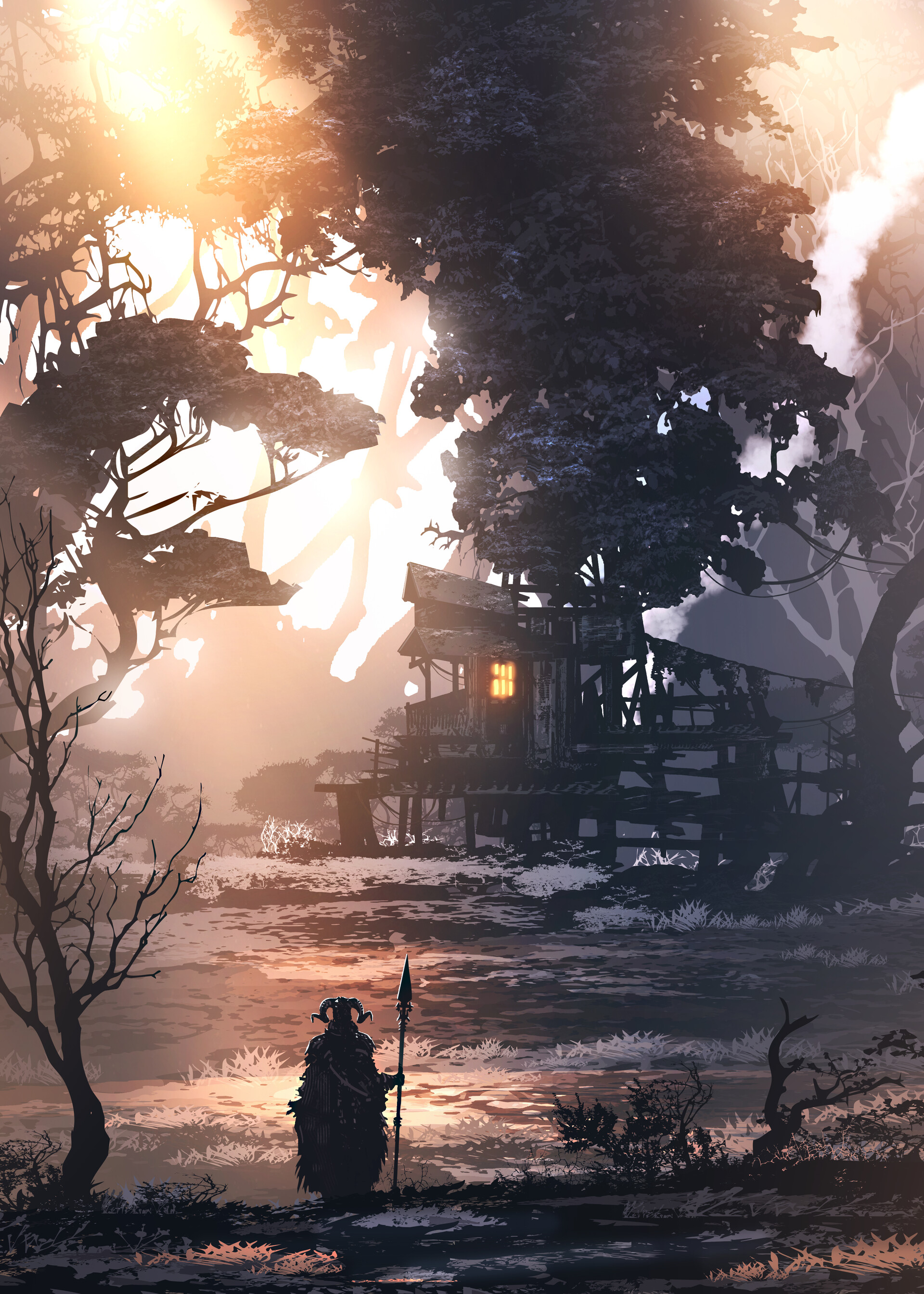 ArtStation - Forest Shelter