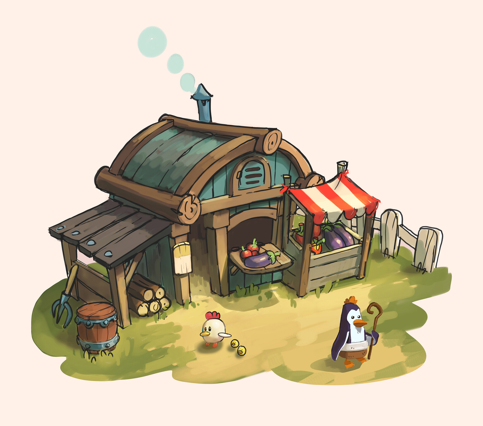 David Le Merrer - REAL system VR concepts art