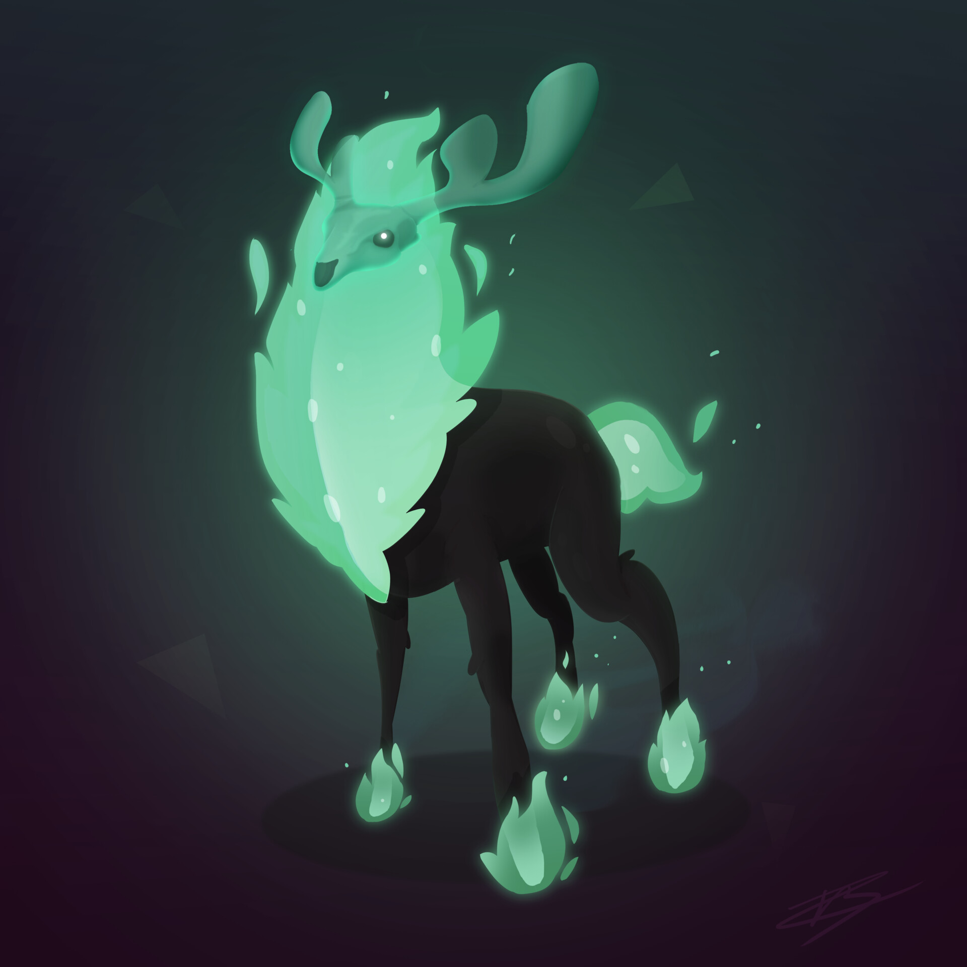 ArtStation - Spectral Deer