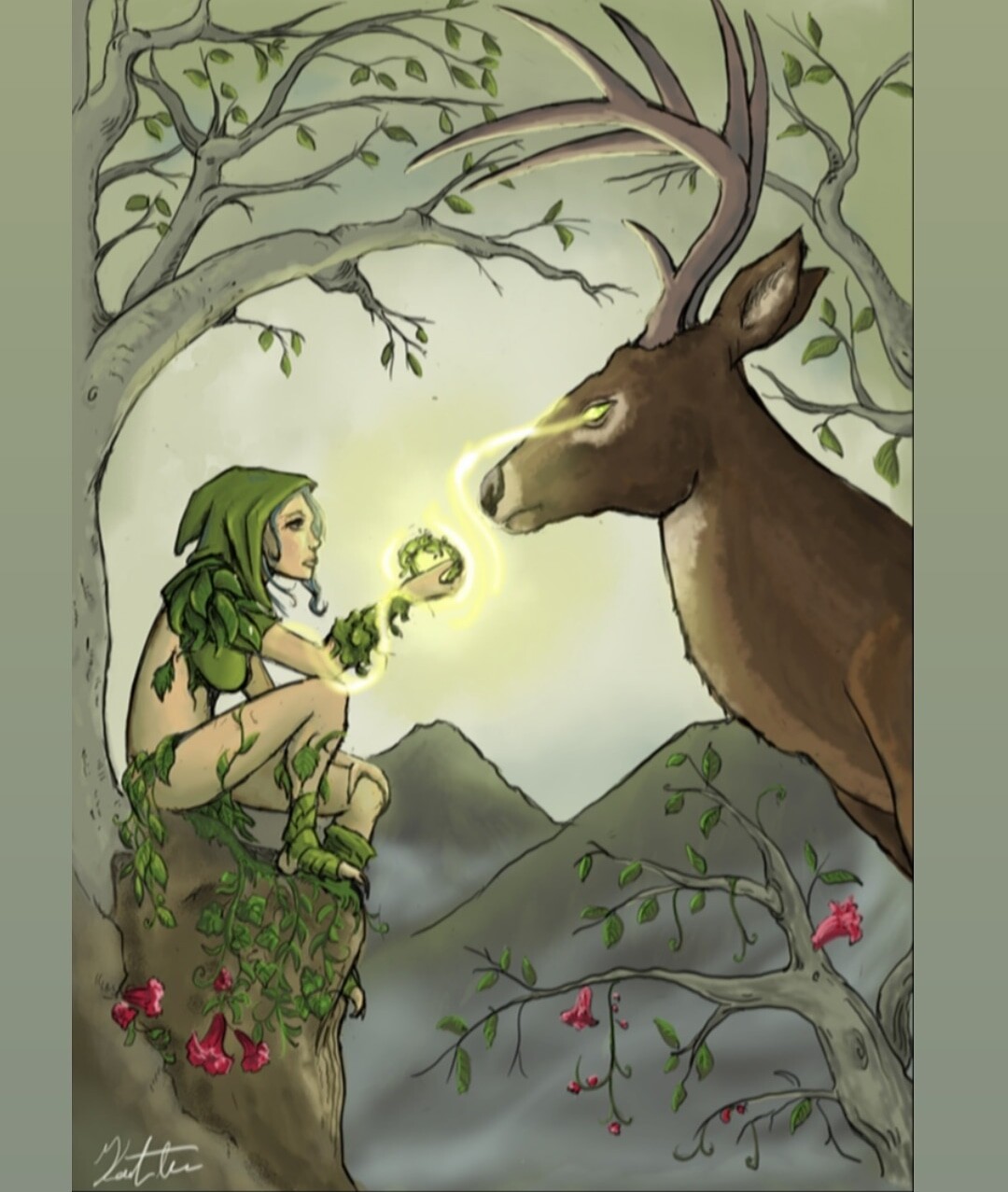 ArtStation - Forest druid