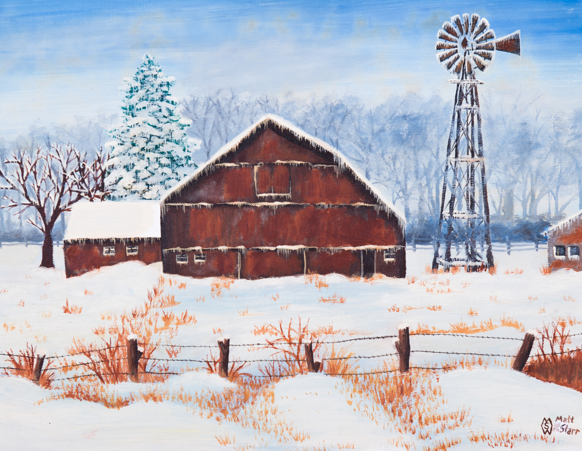 ArtStation - Blizzard at the farm