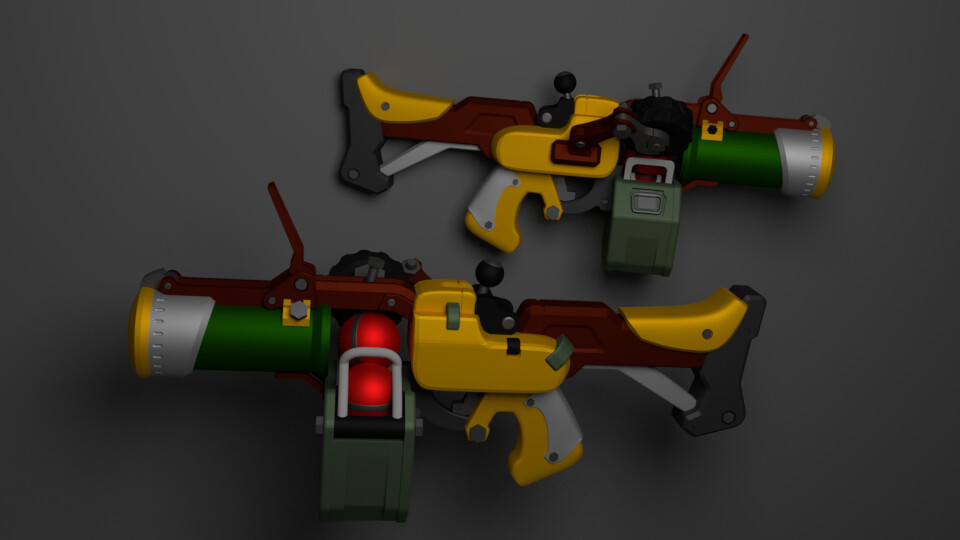 ArtStation - Junkrat's Frag Launcher (Overwatch)