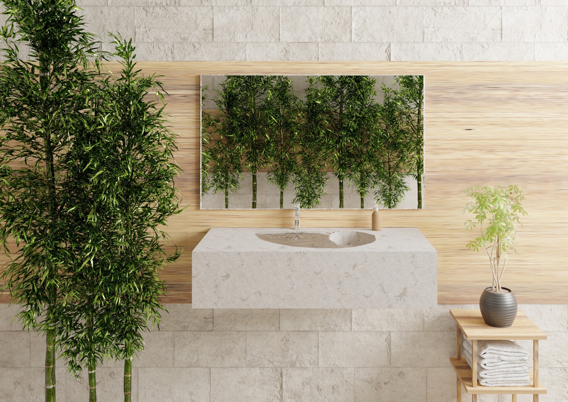 ArtStation - Bamboo and Limestone Basin