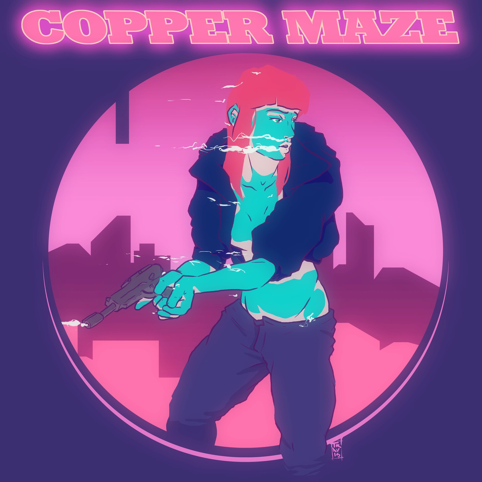 ArtStation - copper maze.