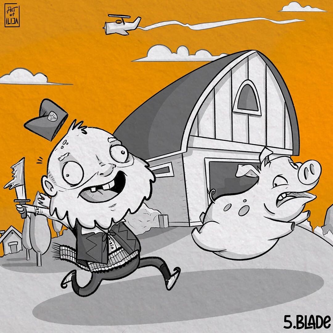 ArtStation - Pig chase