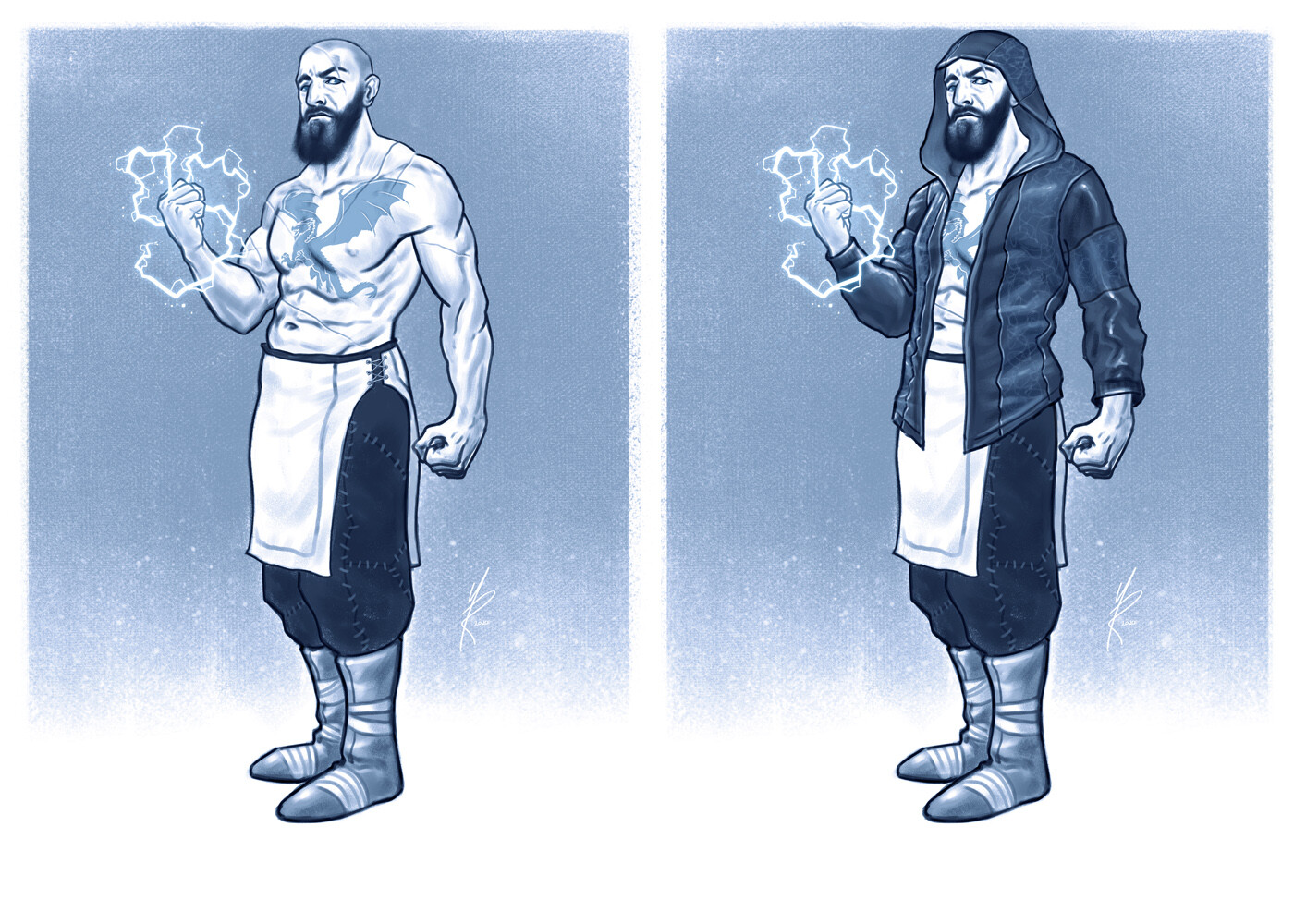 ArtStation - Human Monk