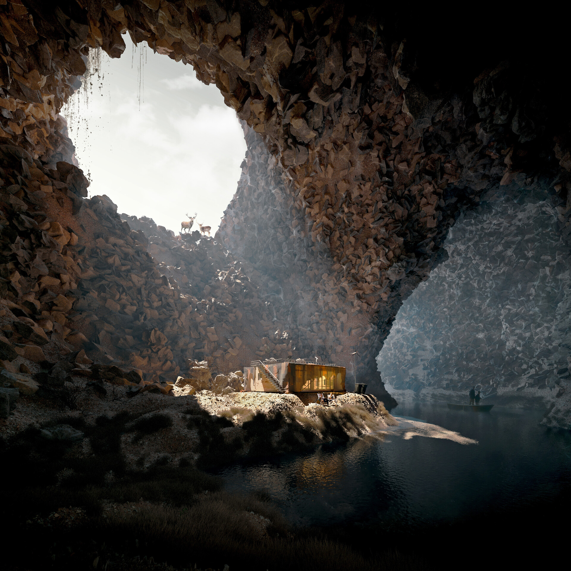 ArtStation - Modern caveman