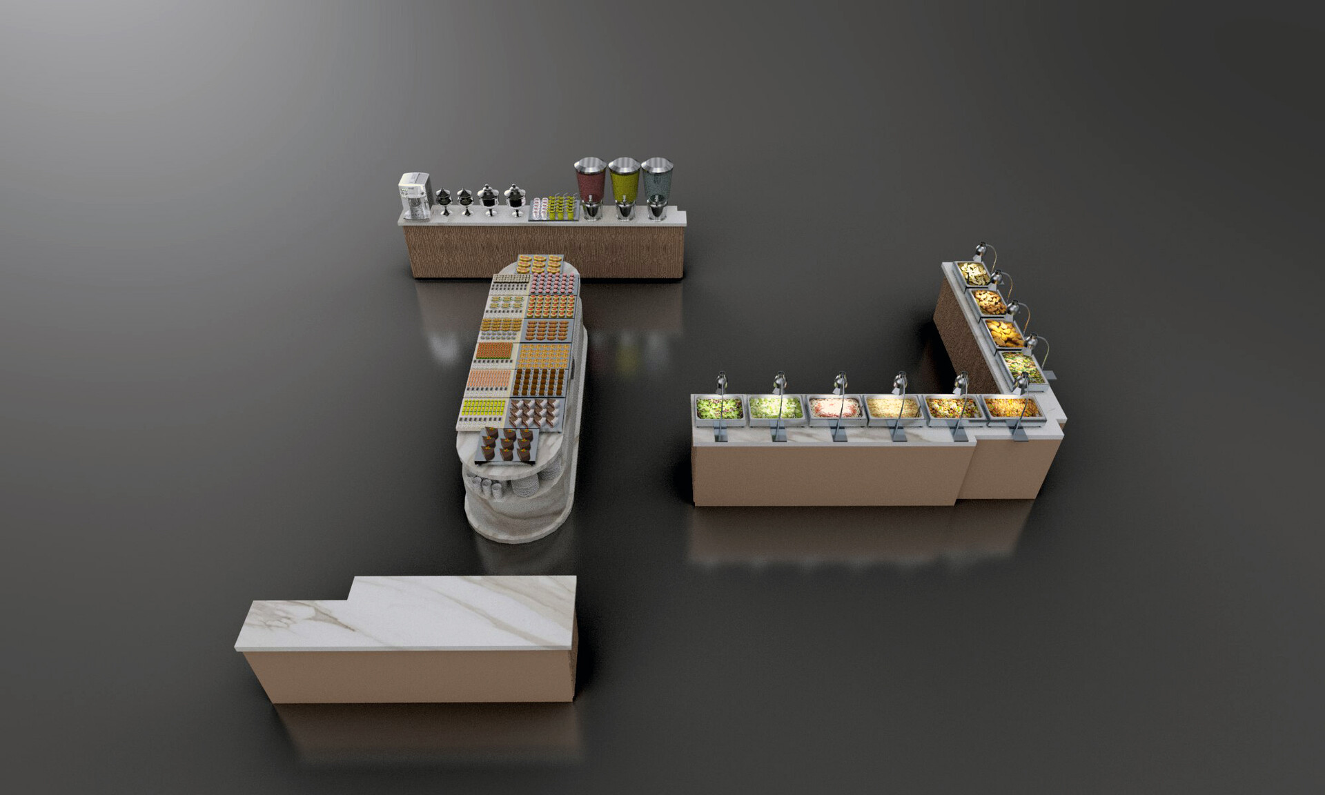 ArtStation - Buffet 3D model