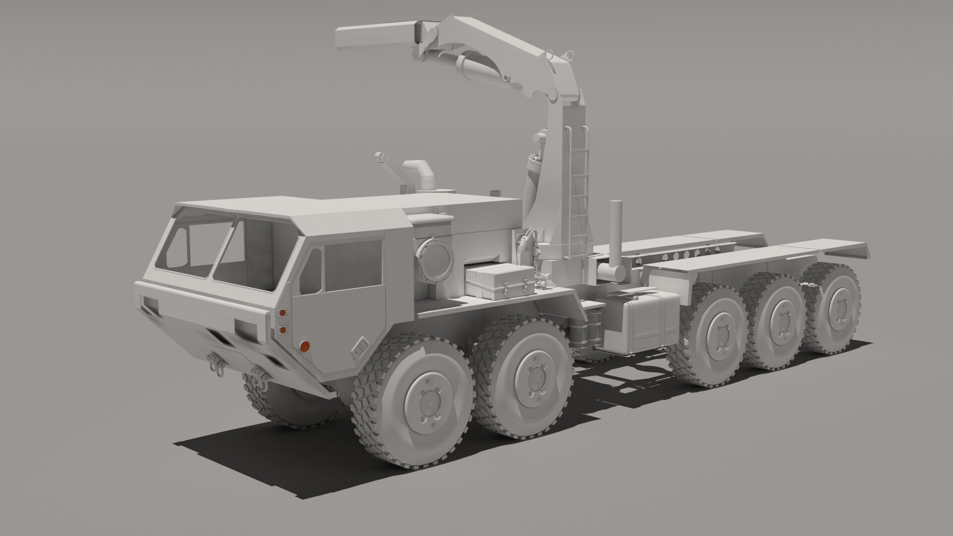 ArtStation - HEMTT XM1975 Dry support bridge vehicle [WIP]