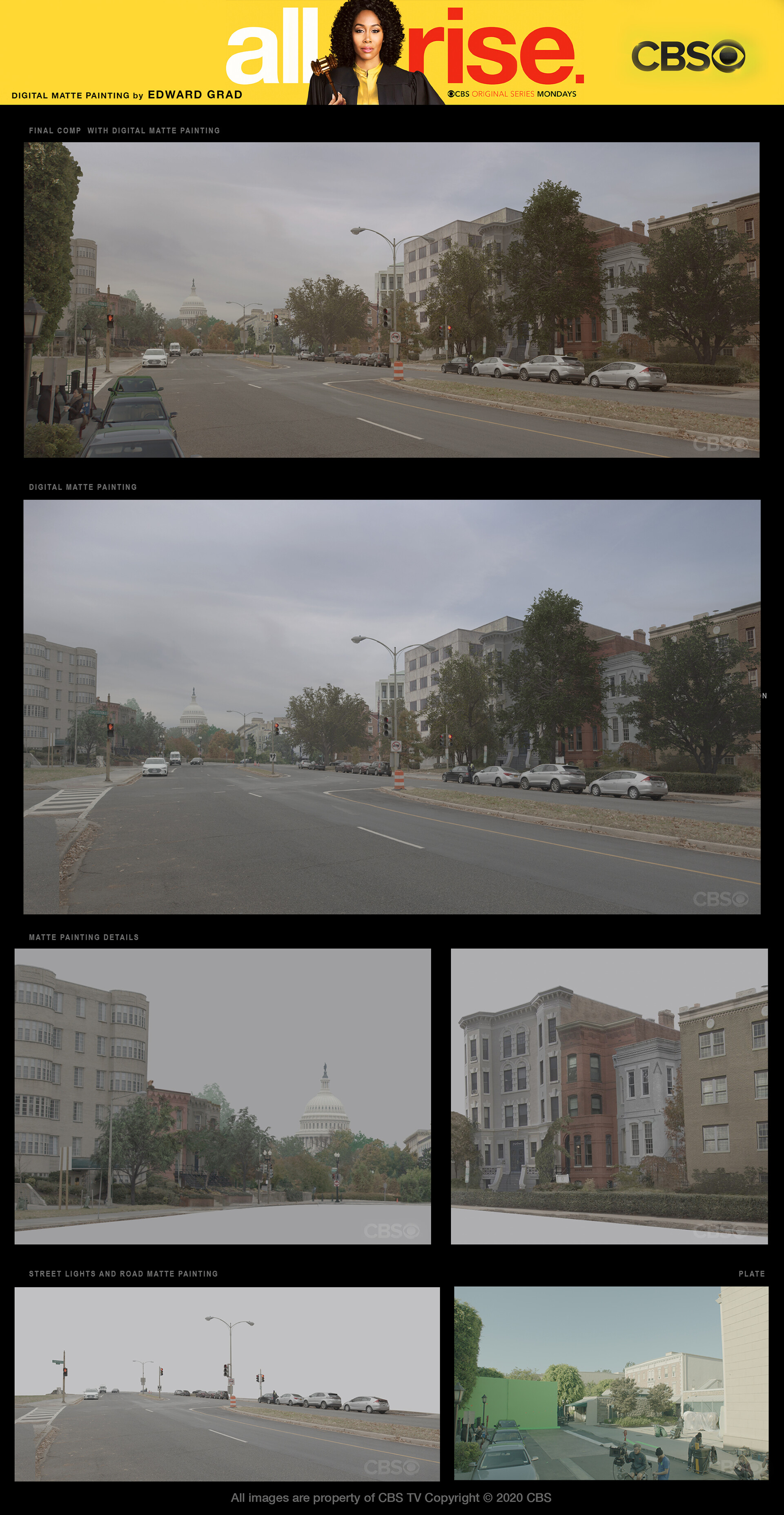 ArtStation - All Rise (2020) CBS TV matte-painting by Edward Grad