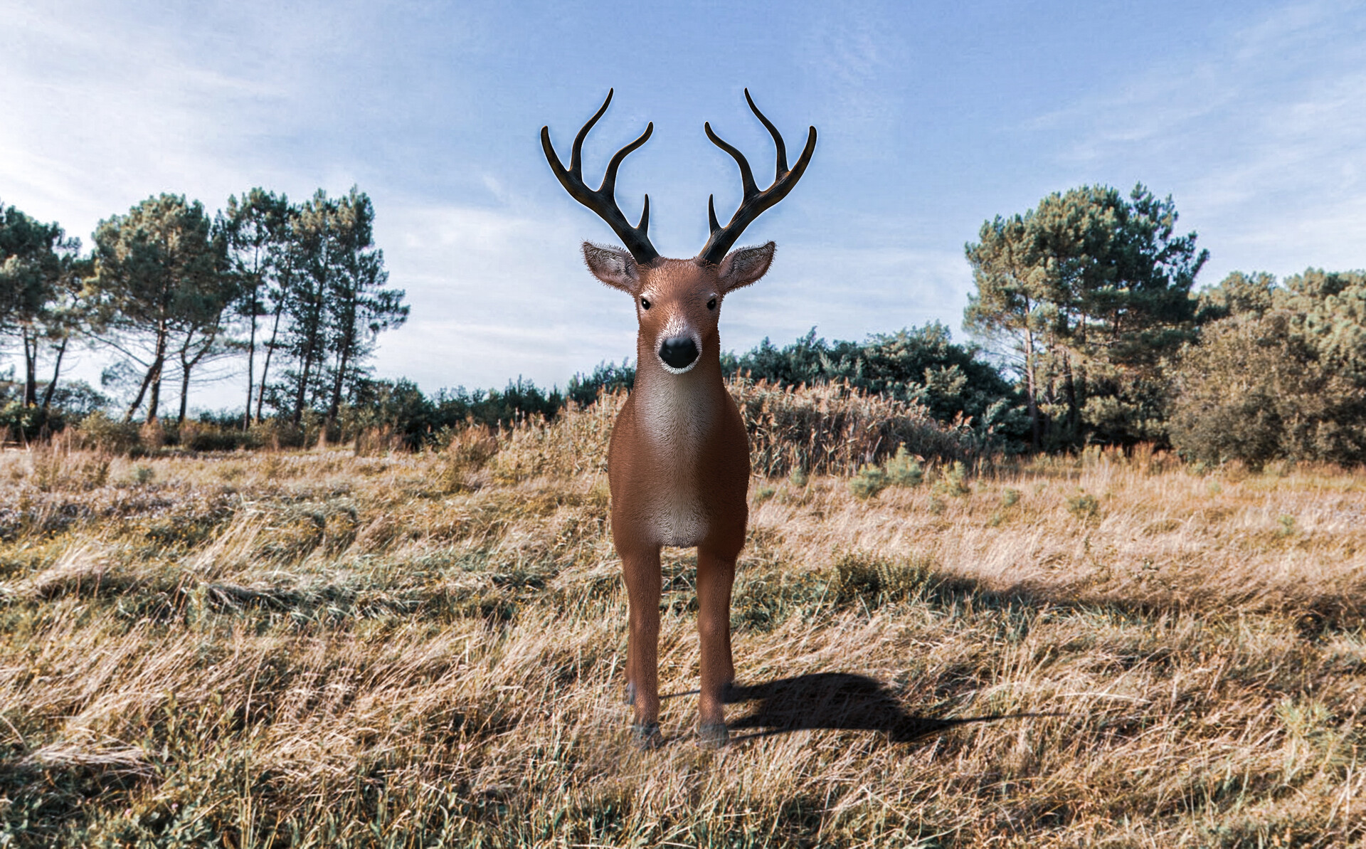 ArtStation - 3D Quadruped Animal (DEER)