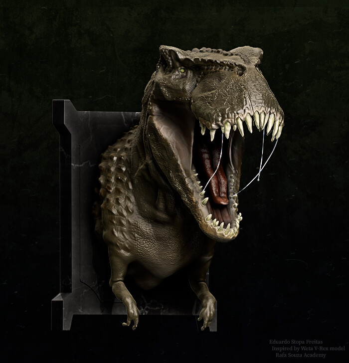 ArtStation - T-rex study