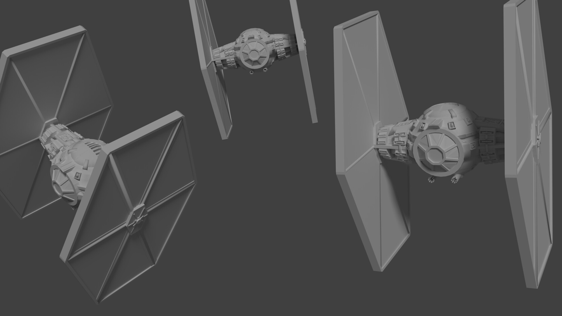 ArtStation - Tie Fighters