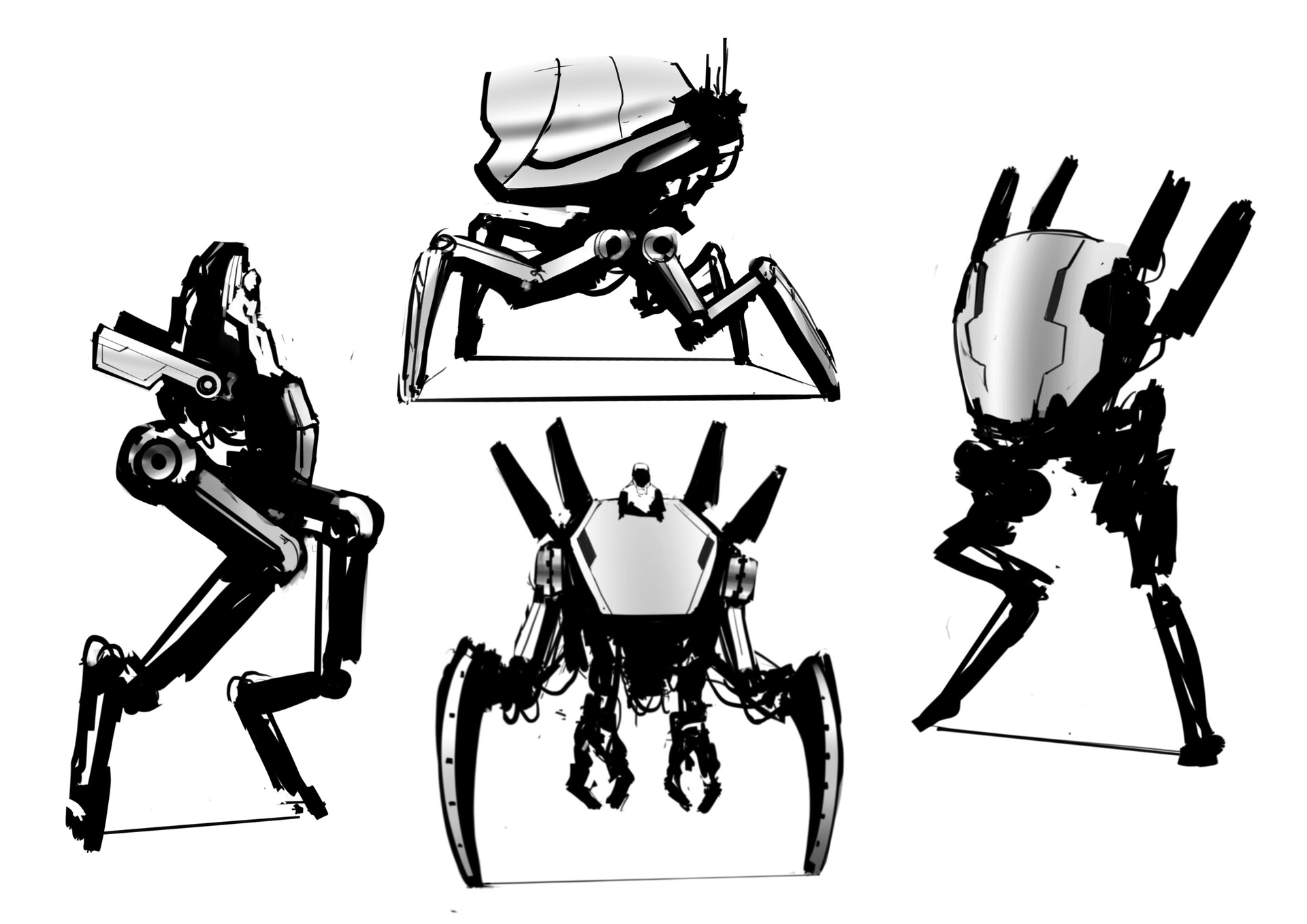 ArtStation - Robot sketches #1