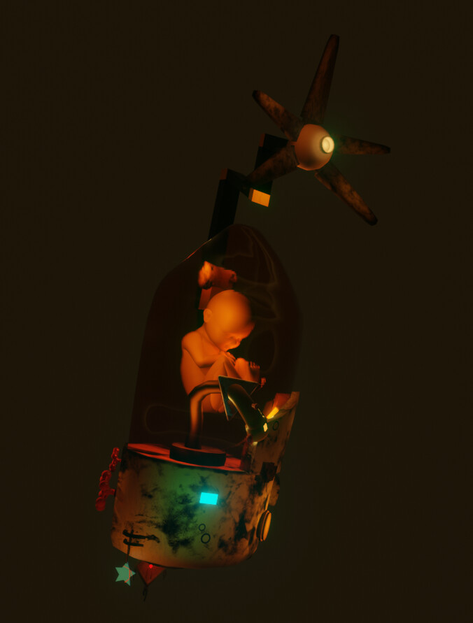 ArtStation - Death Stranding BB Capsule