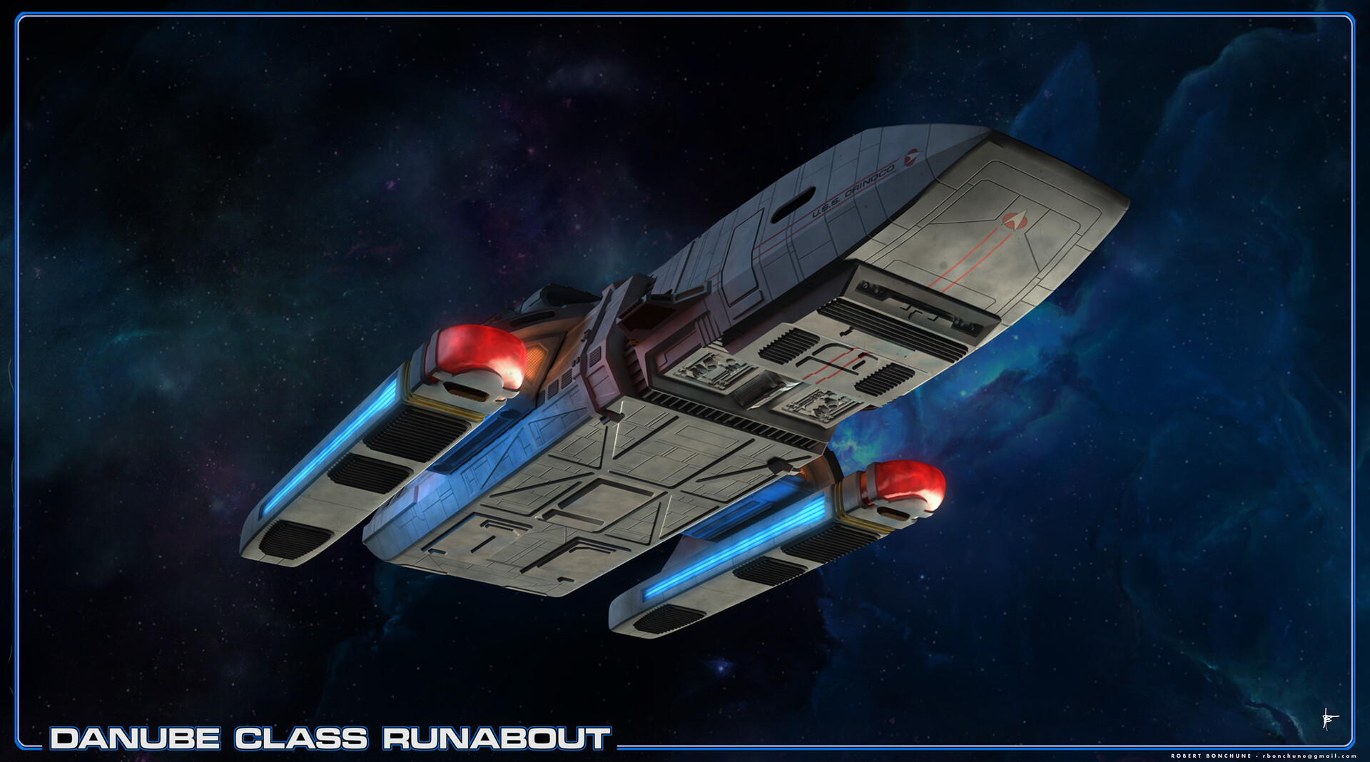 Robert Bonchune - Danube Class Runabout - Star Trek: Deep Space 9