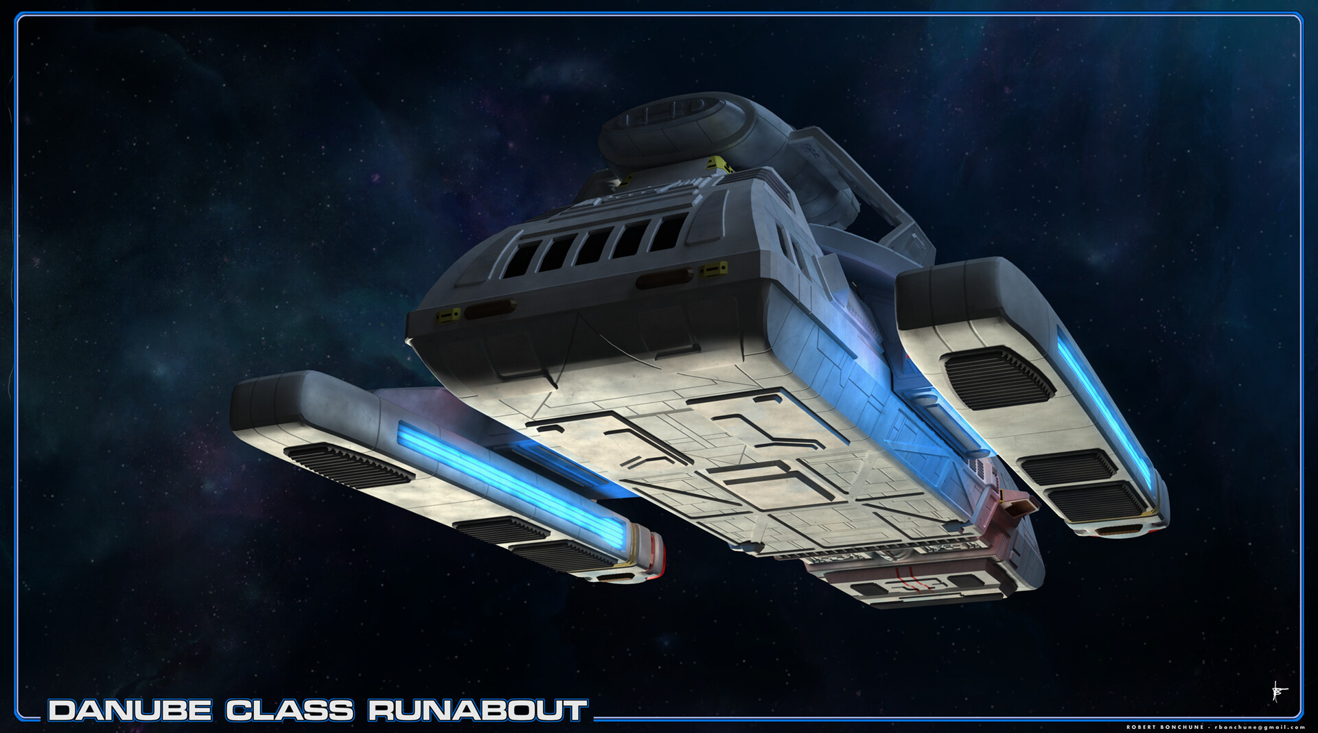 Robert Bonchune - Danube Class Runabout - Star Trek: Deep Space 9