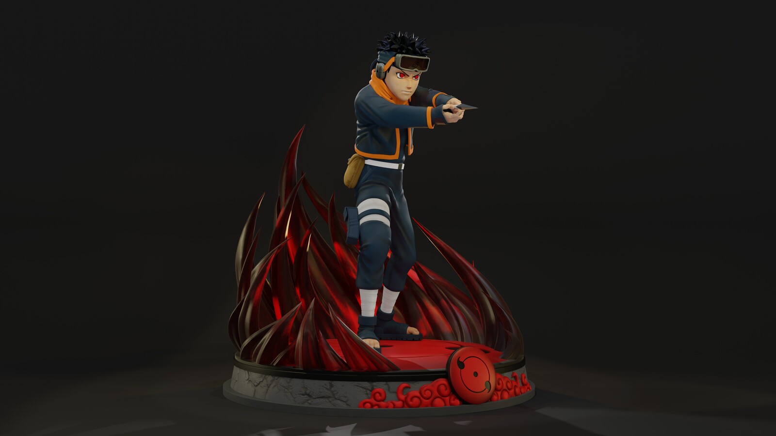 Obito Kid Render