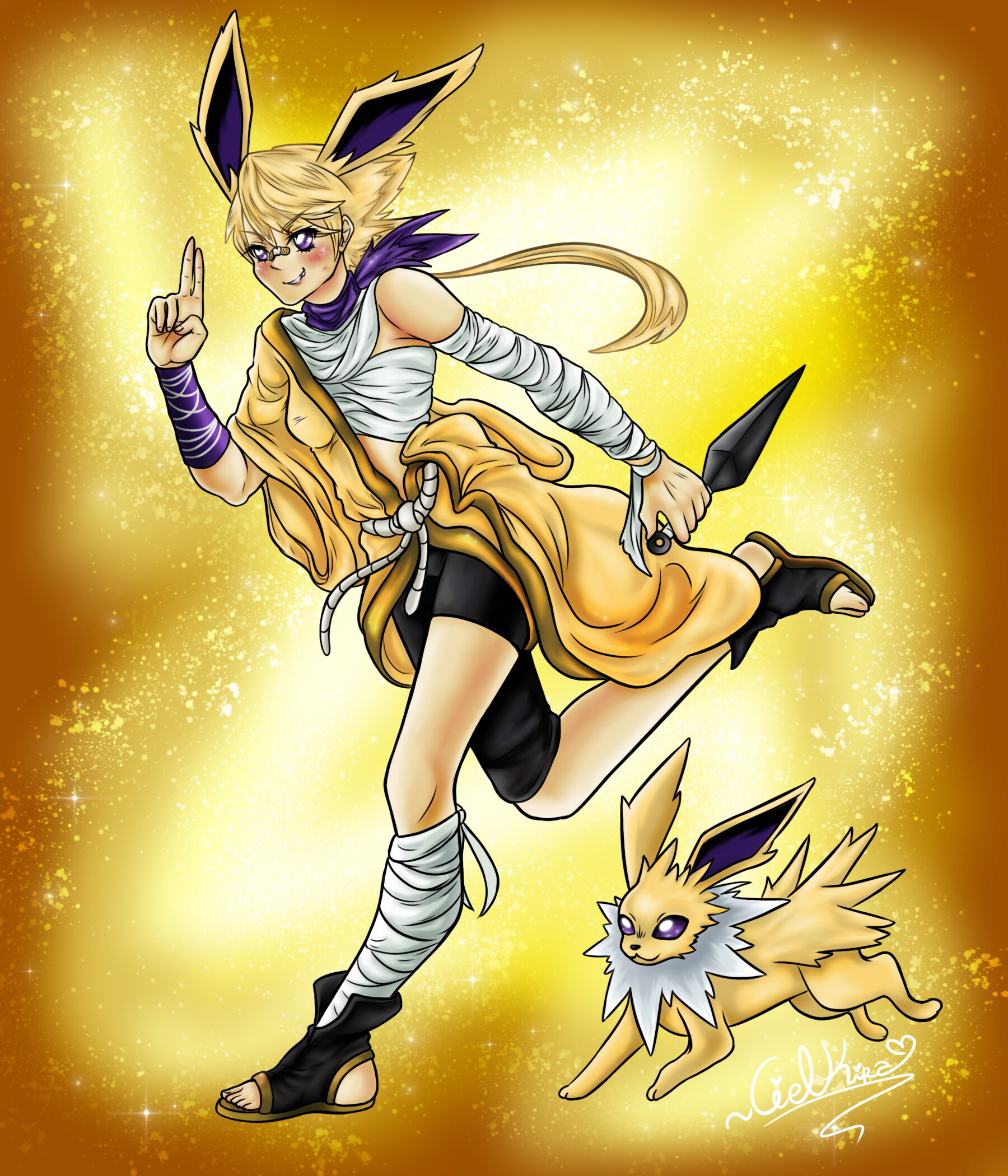 Pokemon Gijinka Jolteon