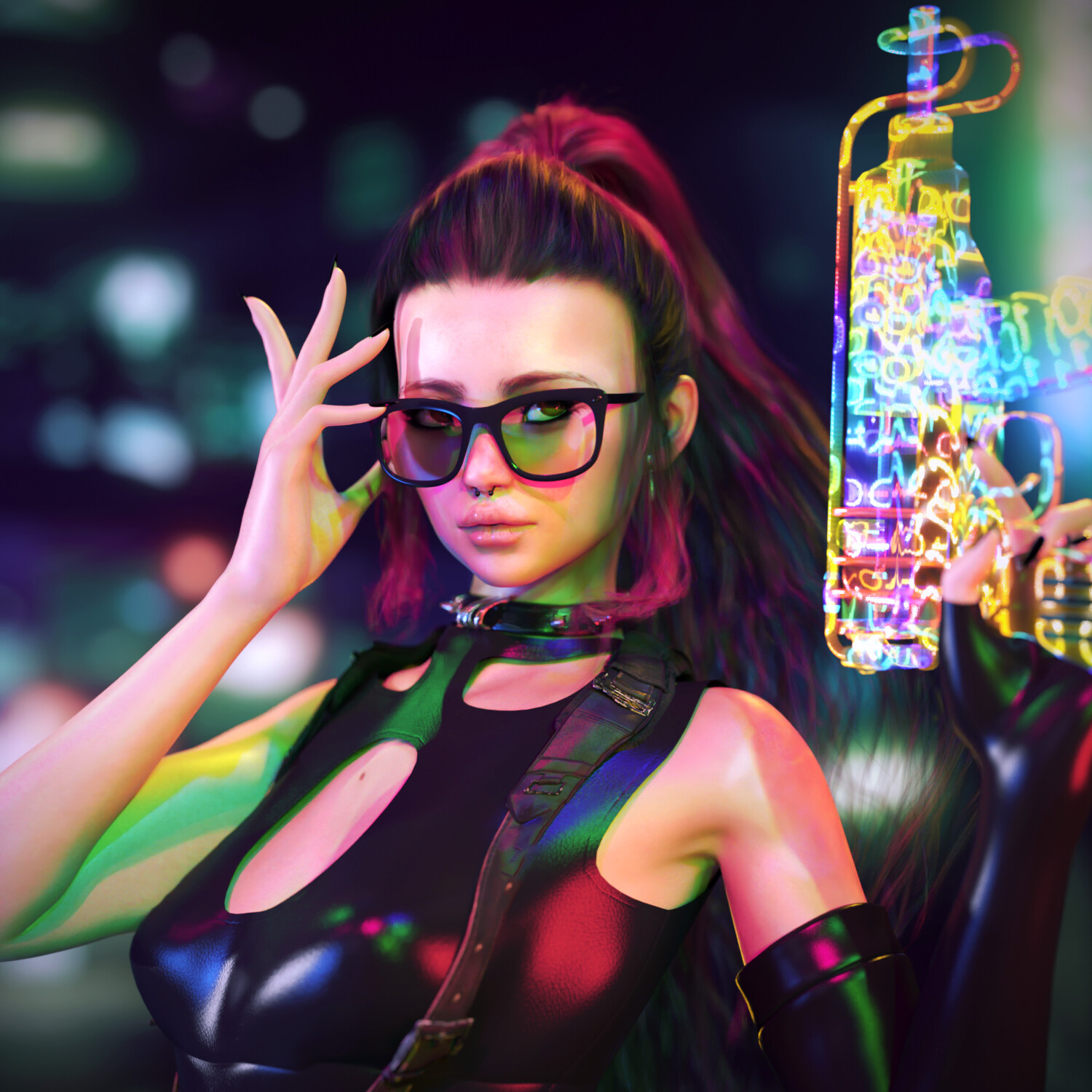 ArtStation - CyberGirl