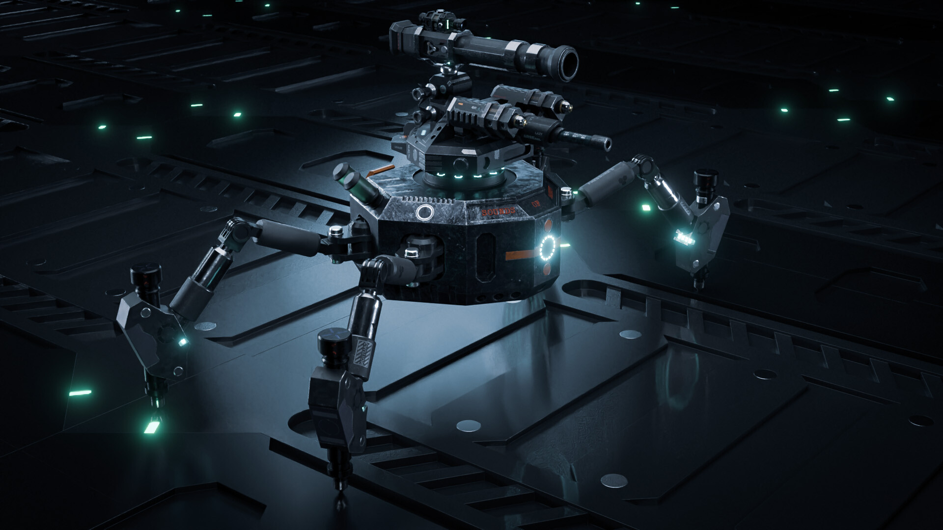 ArtStation - Robotic Spider Arsenal