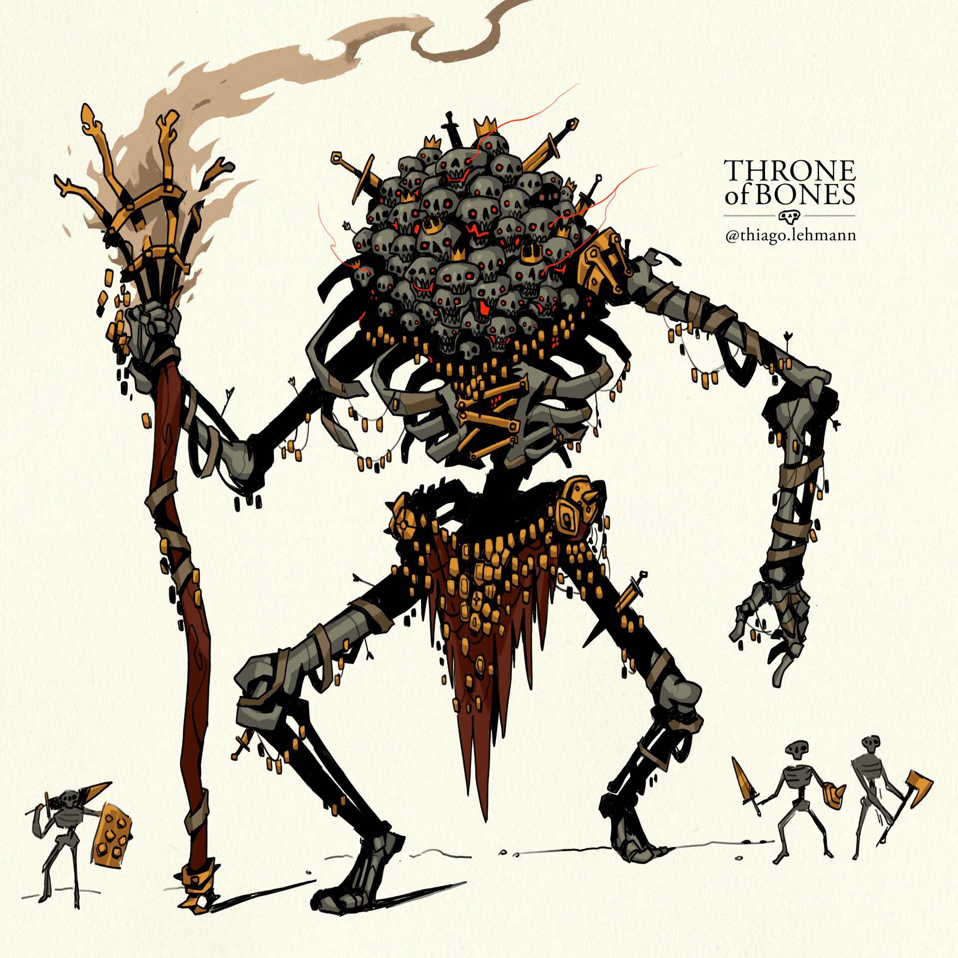 ArtStation - Throne of Bones - The Priest