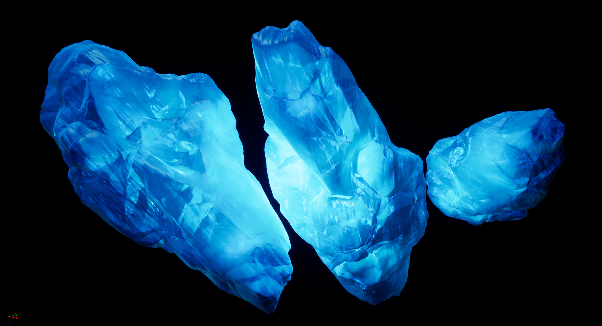 Gabriel Rudner - Crystal Shader Study