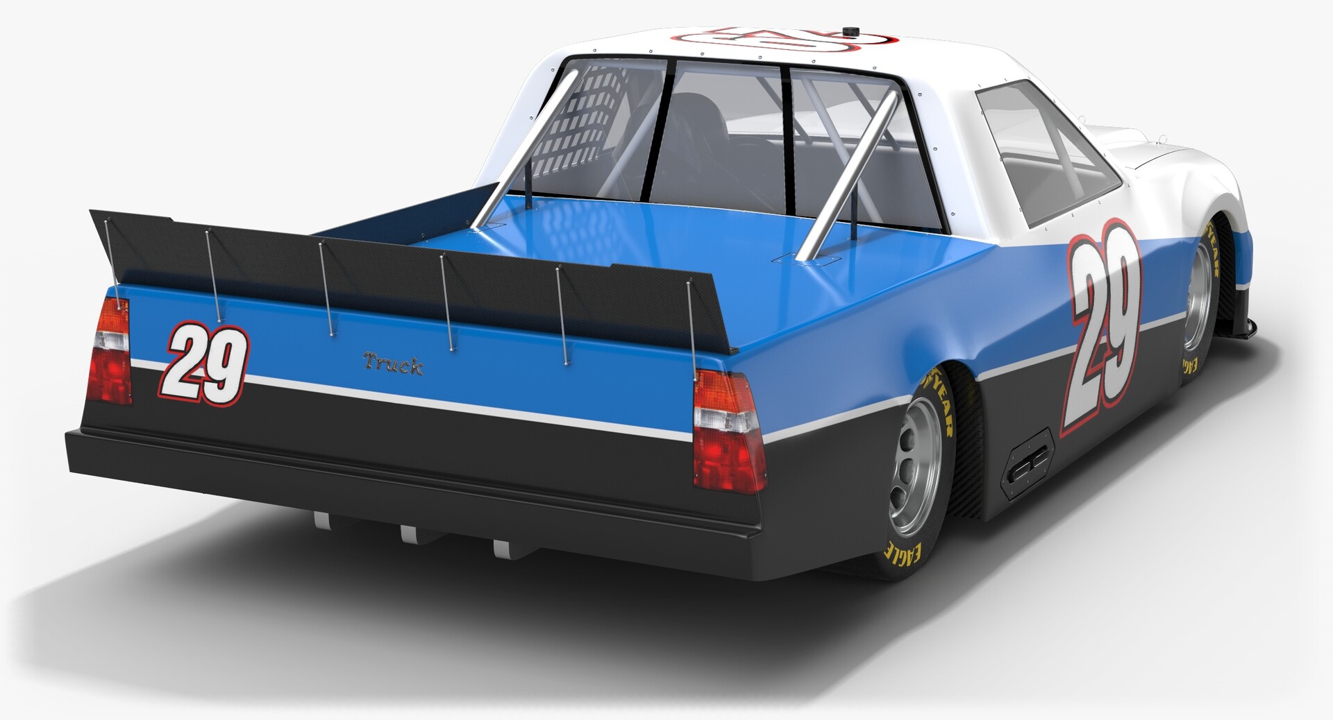 OpticalDreamSoft - NASCAR Pickup Truck Race Car 3D model