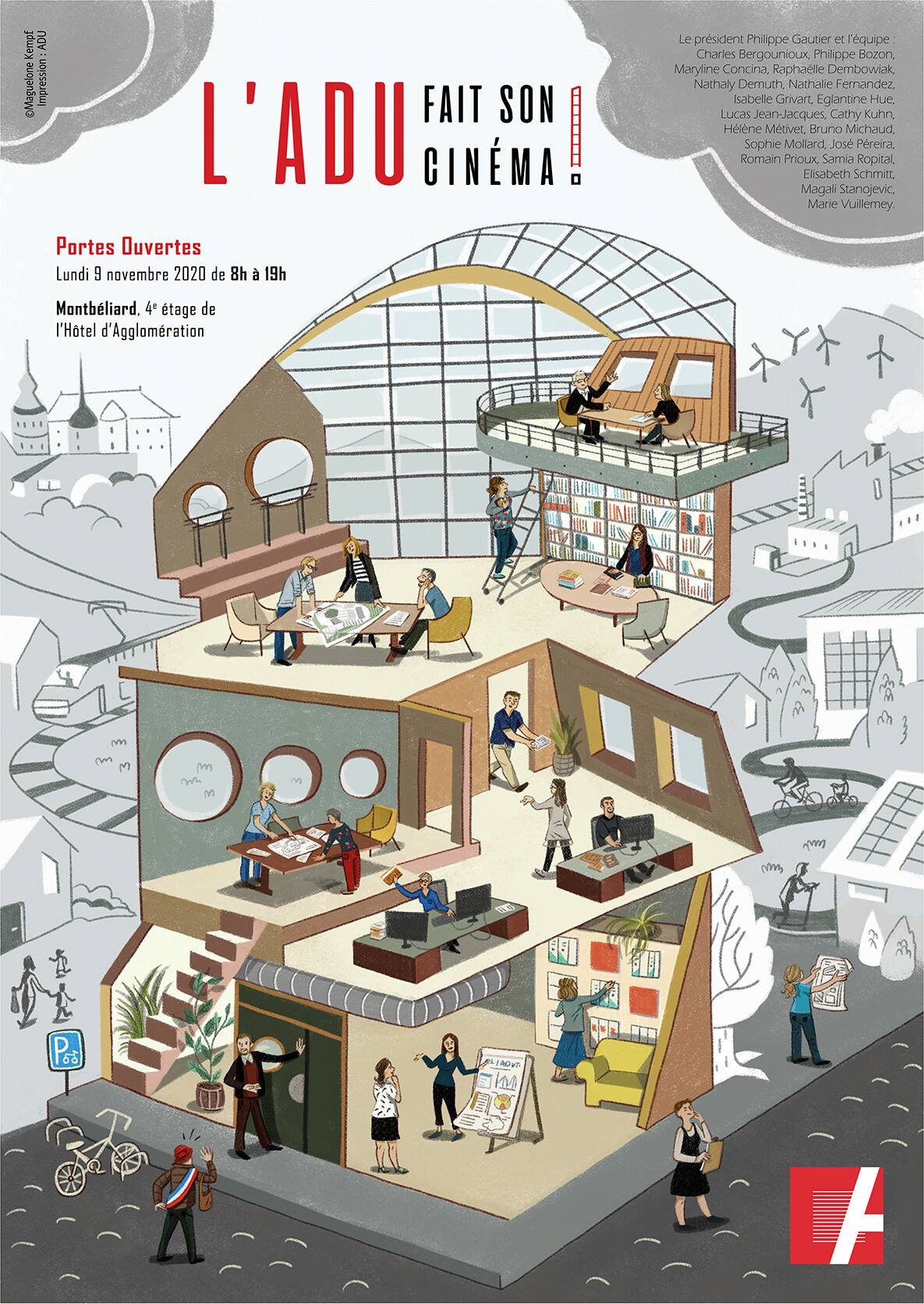 ArtStation - Poster ADU Open Day