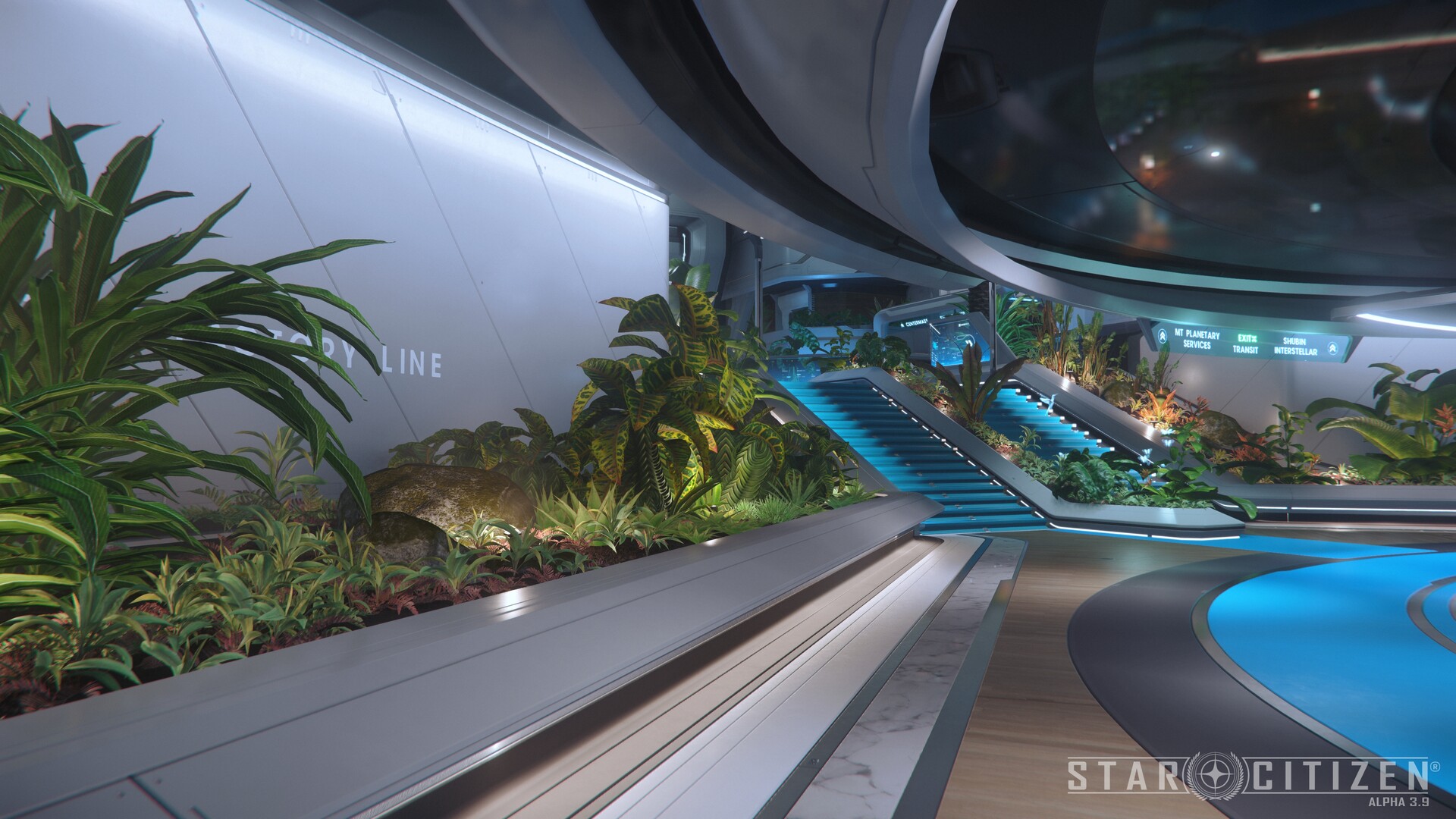 Fumio Katto 💡 - Star Citizen: New Babbage Plaza - Lighting