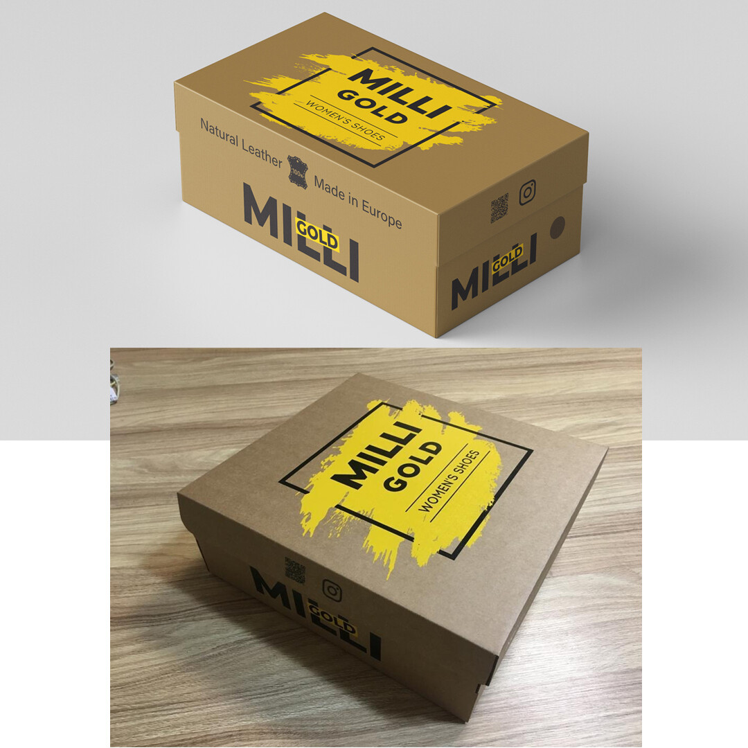 ArtStation - Shoes Box design