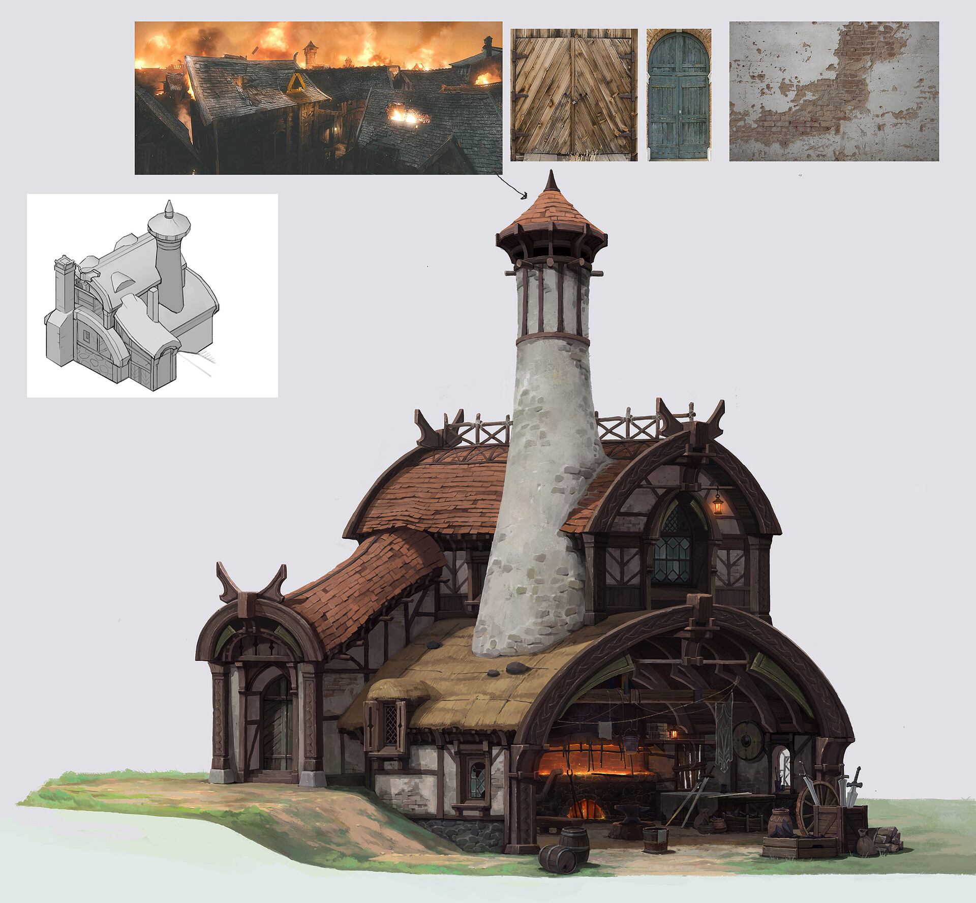 ArtStation - Blacksmith's Shop