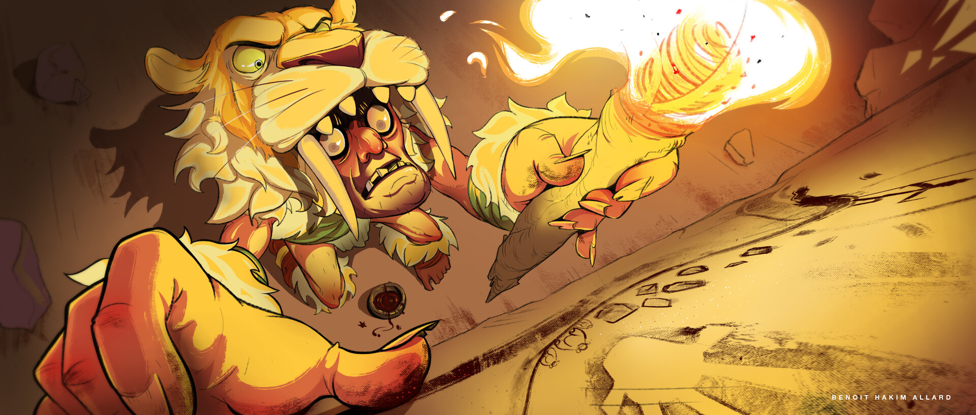 ArtStation - Brawlhalla Fanart #7 - Gnash