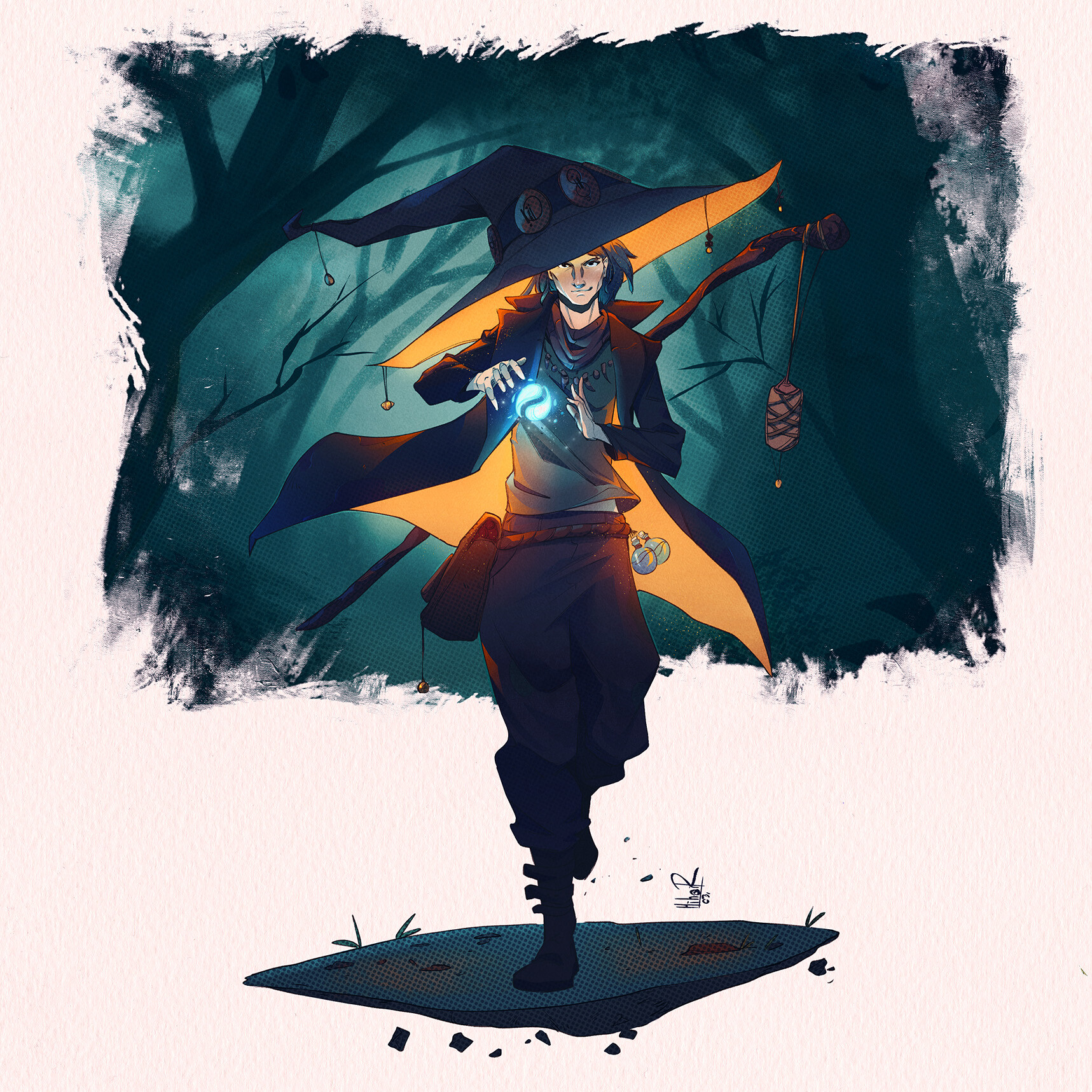 ArtStation - Warlock - original Character