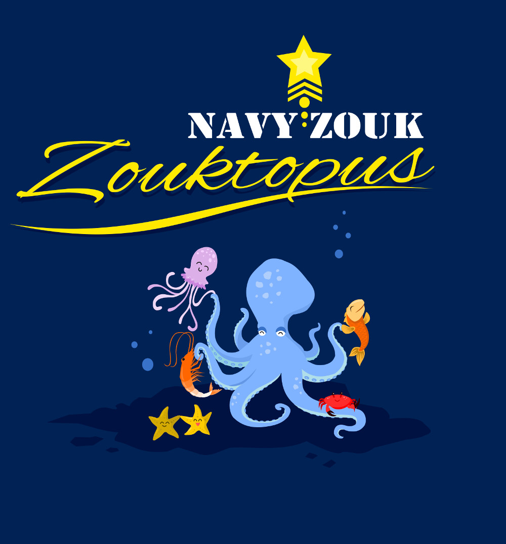 ArtStation - Navy Zouk festival 2020 T-shirt design
