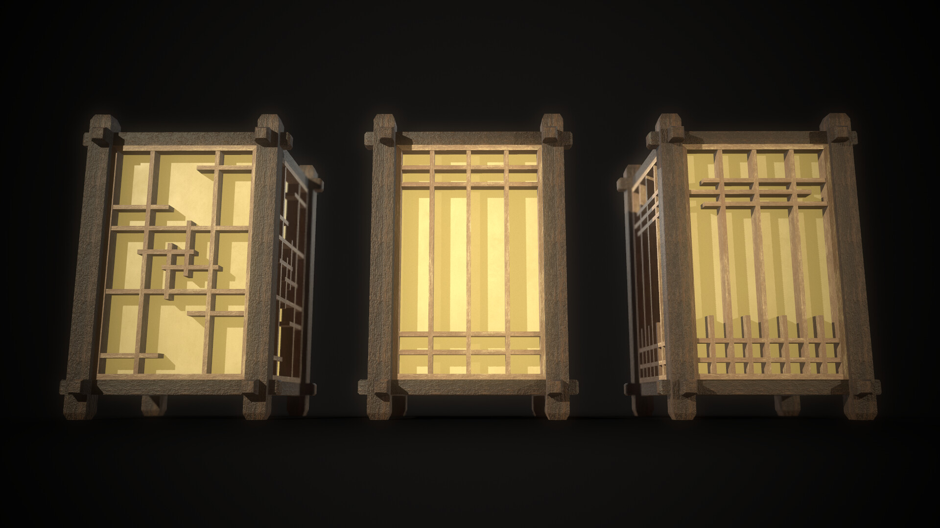 Alson Chew - Shoji Lamp 3D Model