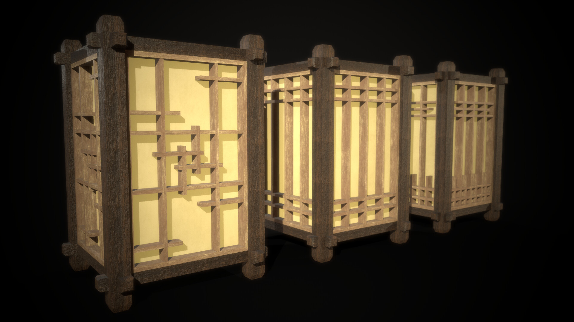 Alson Chew - Shoji Lamp 3D Model