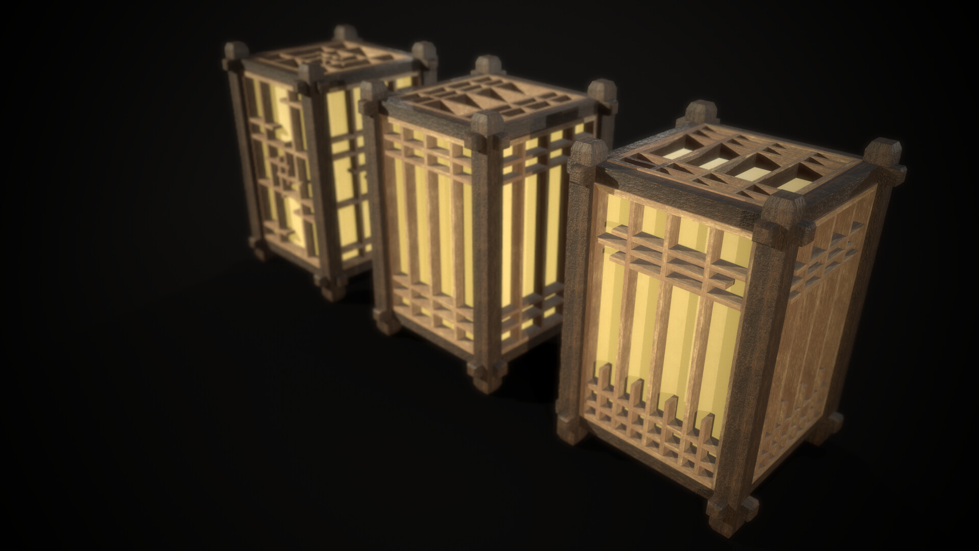 Alson Chew - Shoji Lamp 3D Model