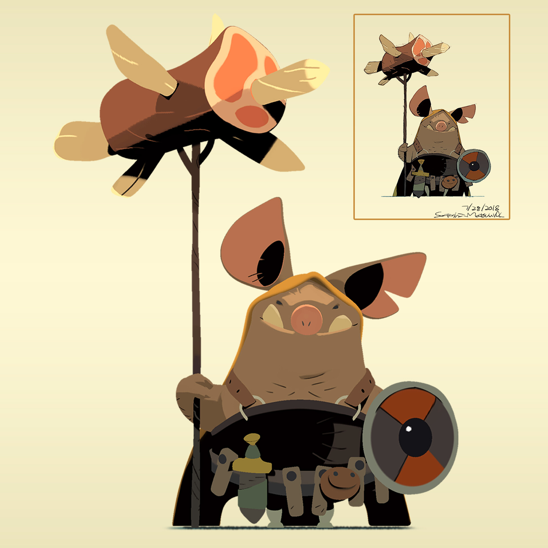 ArtStation - Orc and meat Spike