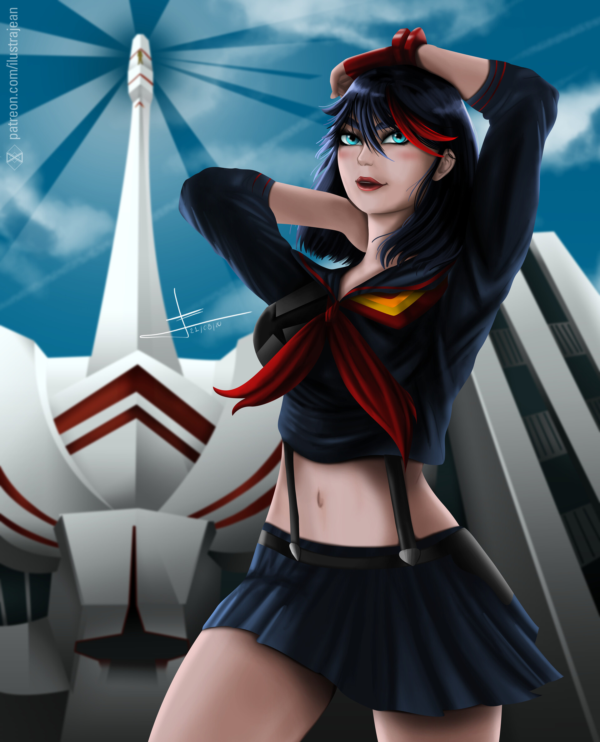Jean Ramirez Ryuko Matoi From Kill La Kill